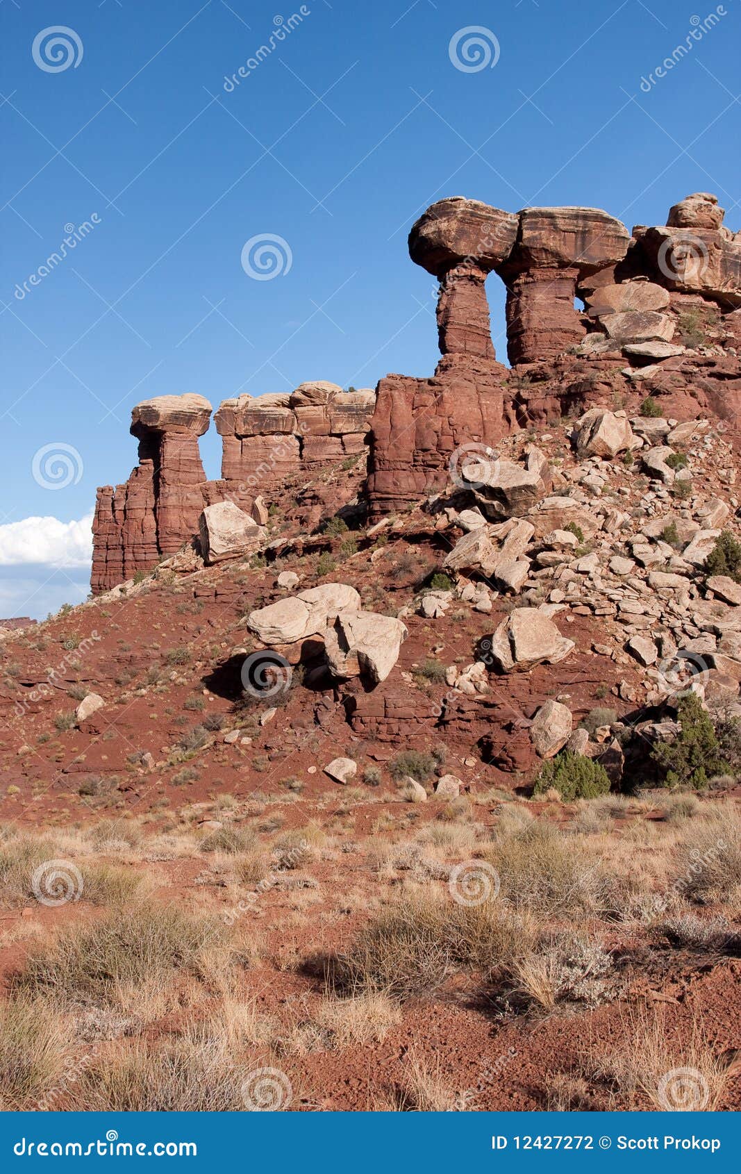 Rock Structures at Canyonlands National Park Stock Photo - Image of ...