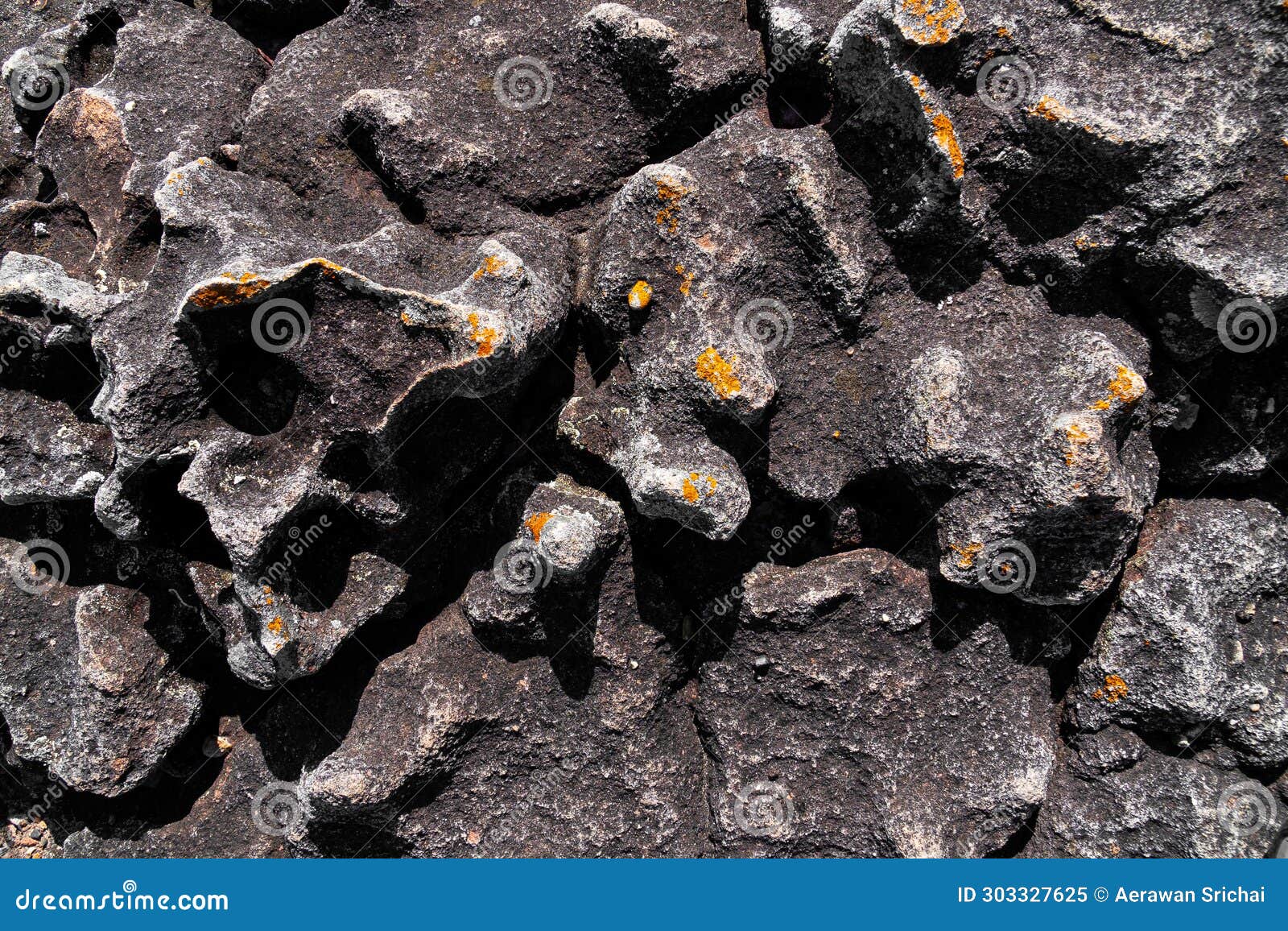 The Rock Surface Has Convex and Rough Shape. Stock Image - Image of ...