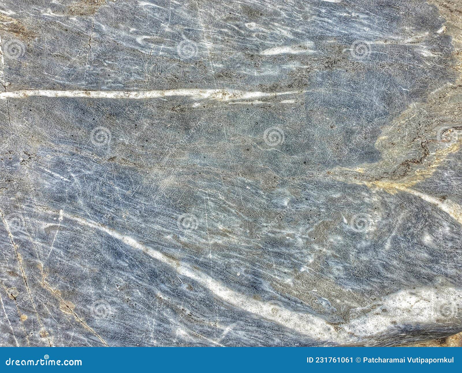The Rock Surface Shows Patterns from the Rock Layers that are Many ...