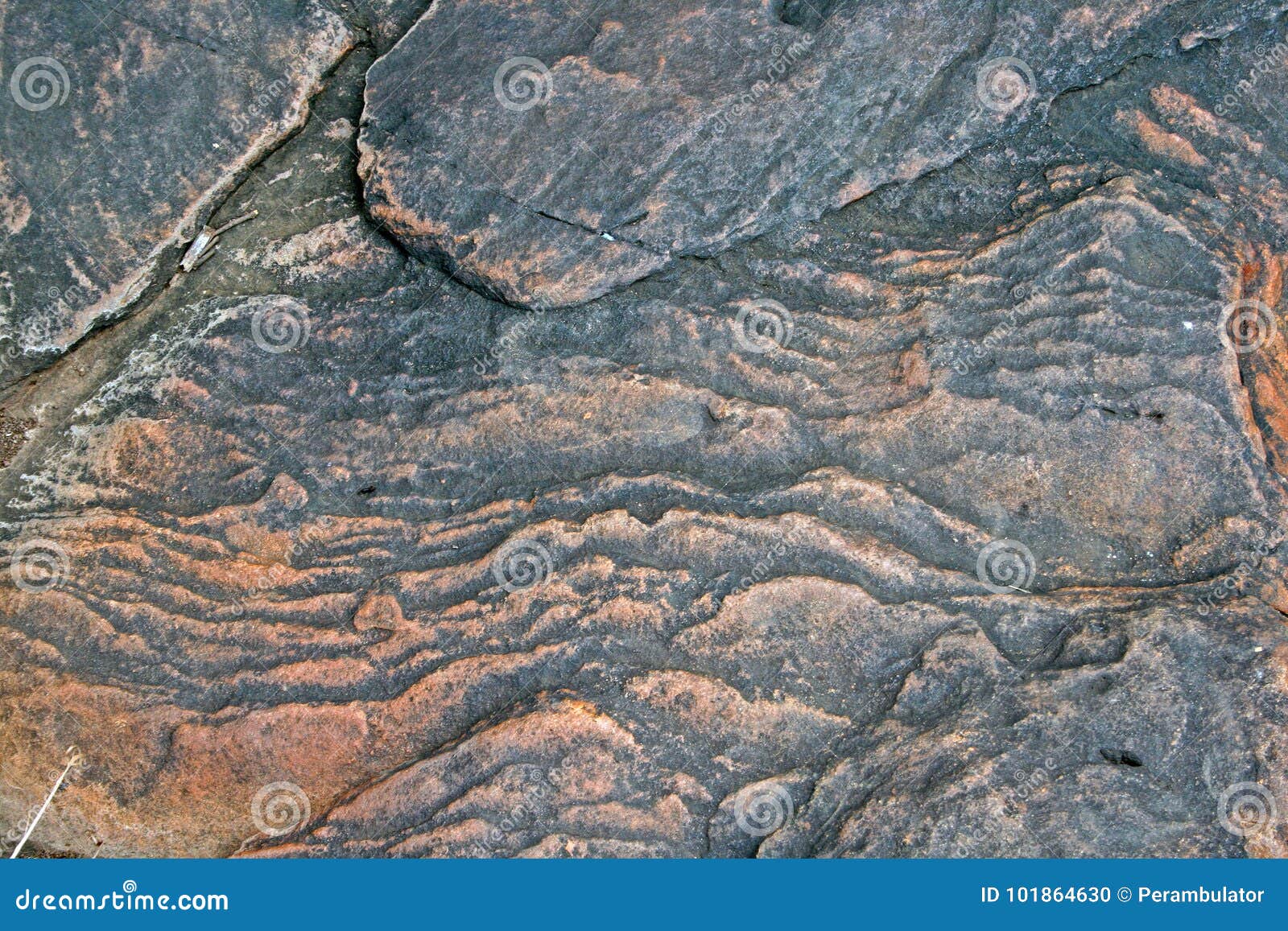 ROCK with SWIRLING PATTERN stock photo. Image of textured - 101864630