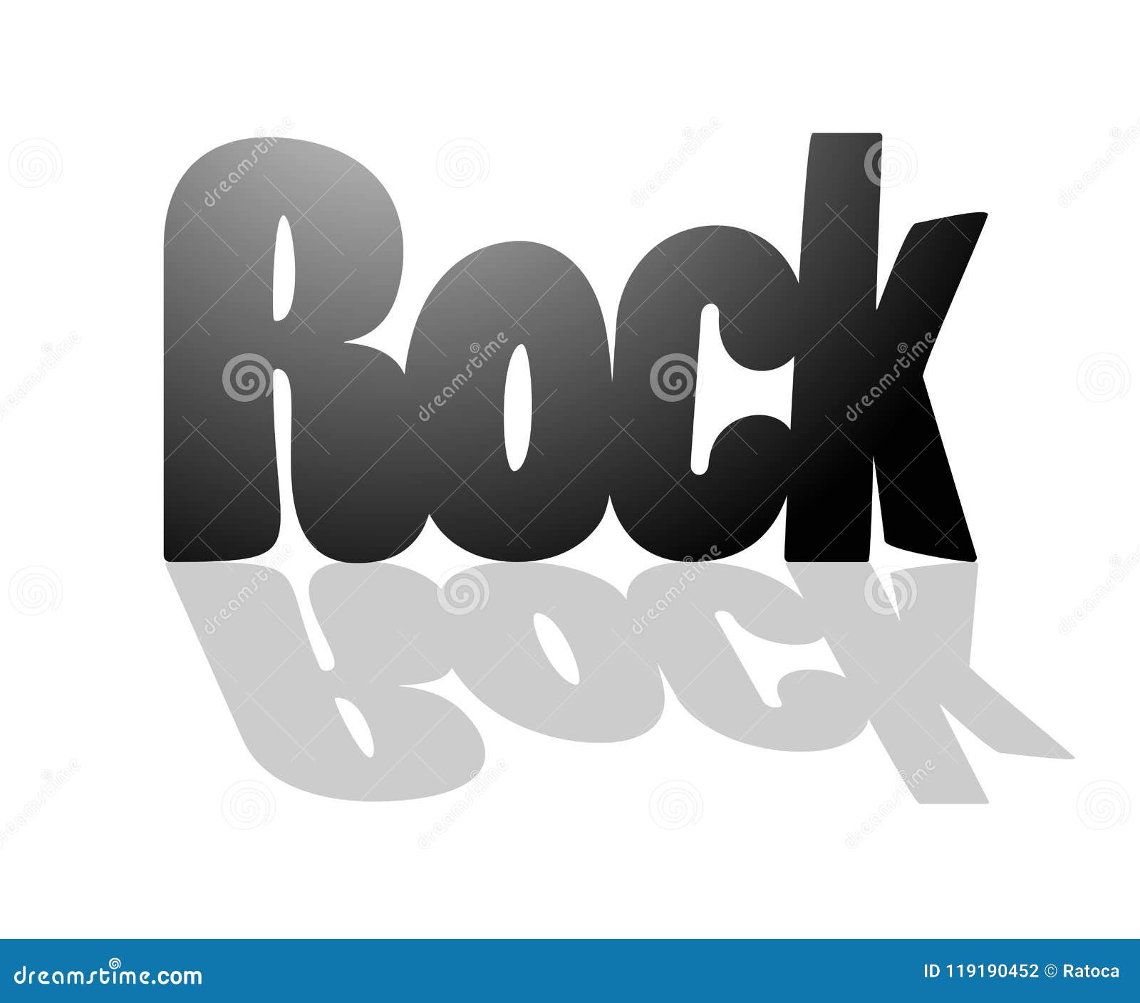 Rock symbol stock vector. Illustration of text, grunge - 119190452