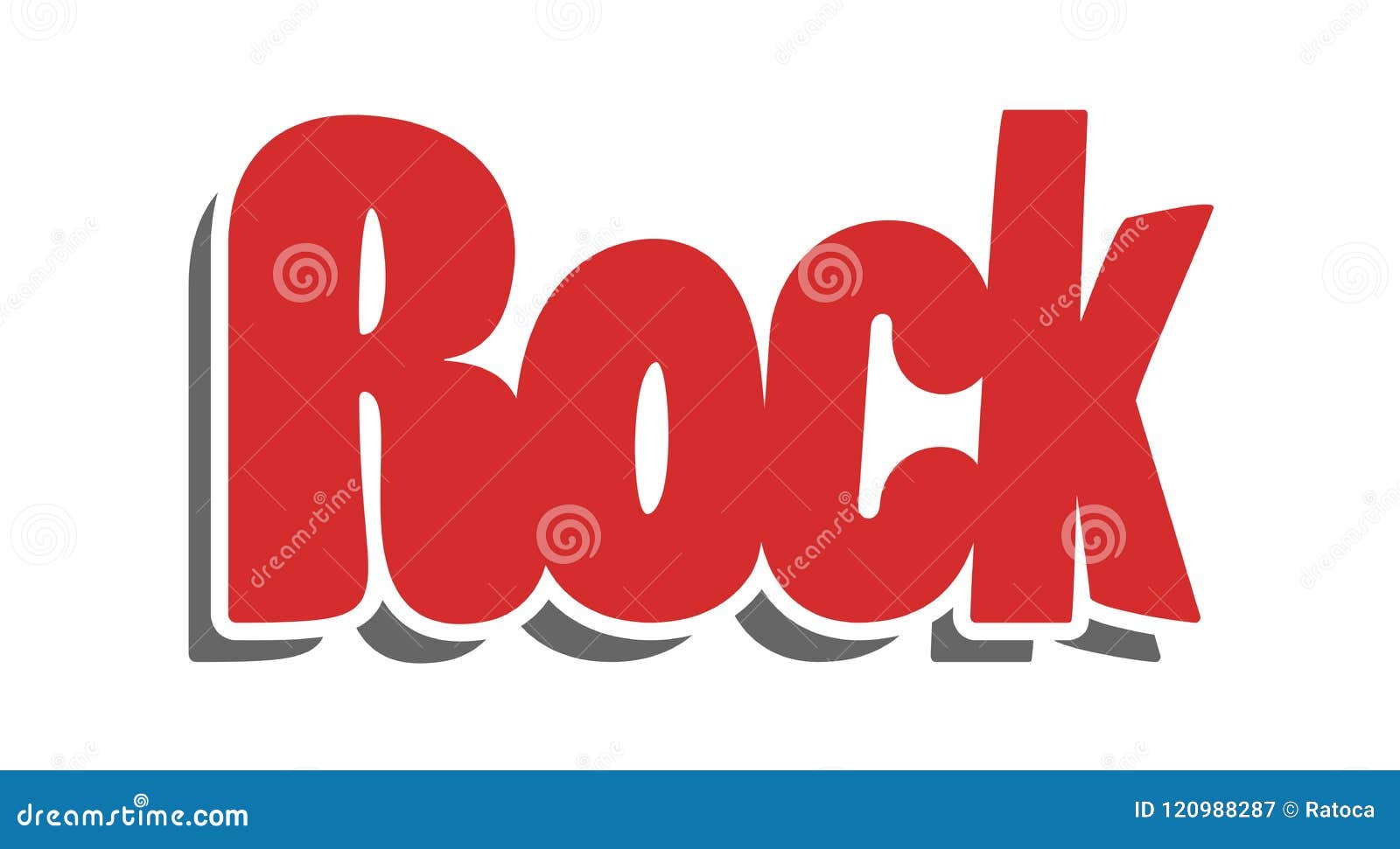 Rock symbol stock vector. Illustration of text, graphic - 120988287
