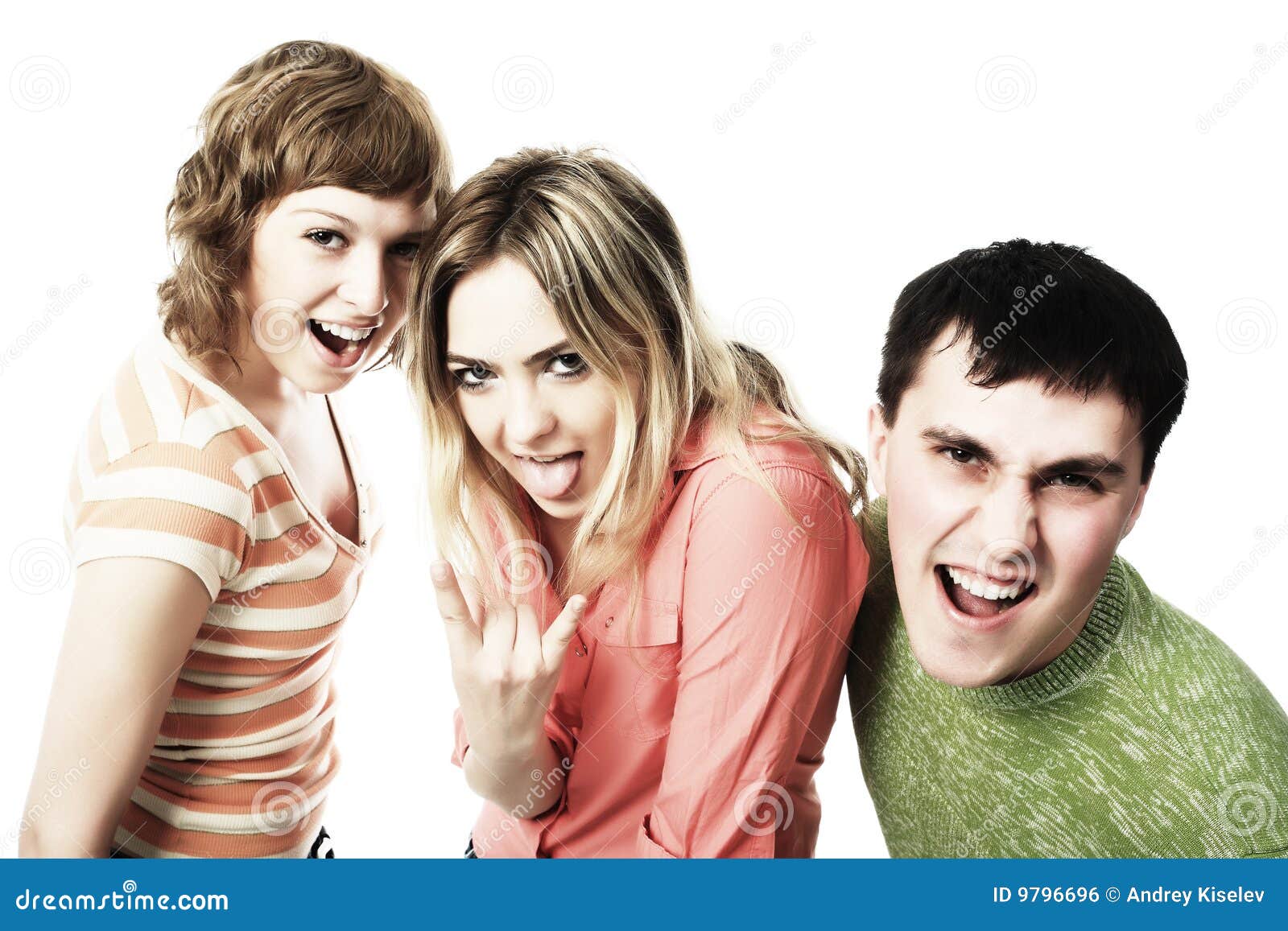 Rock team stock photo. Image of relations, pretty, fashion - 9796696