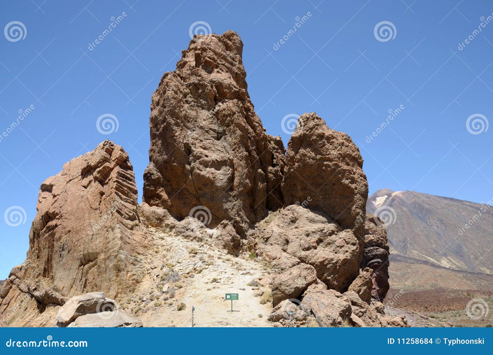 Rock in Teide National Park, Tenerife Stock Photo - Image of outdoor ...