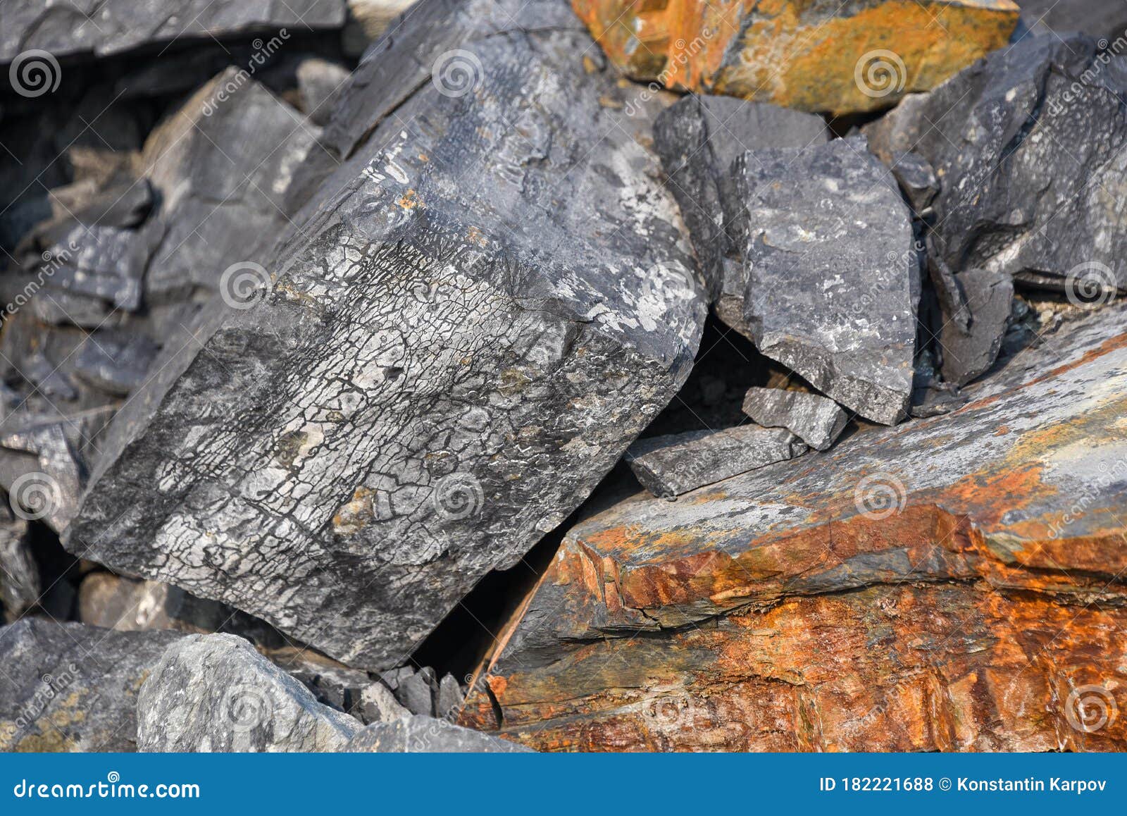 Rock Texture and Surface Background. Cracked Natural Stone Background ...