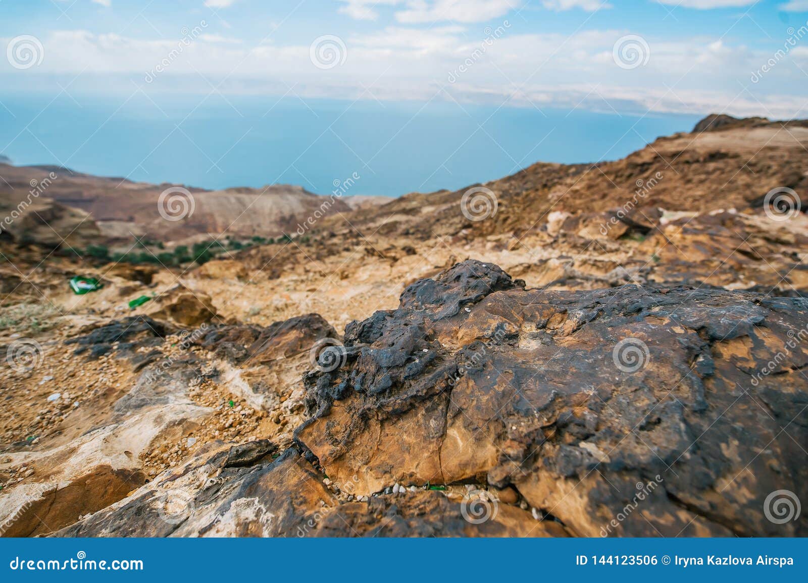 Rock Texture in the Valley of Jordan Stock Photo - Image of nature ...