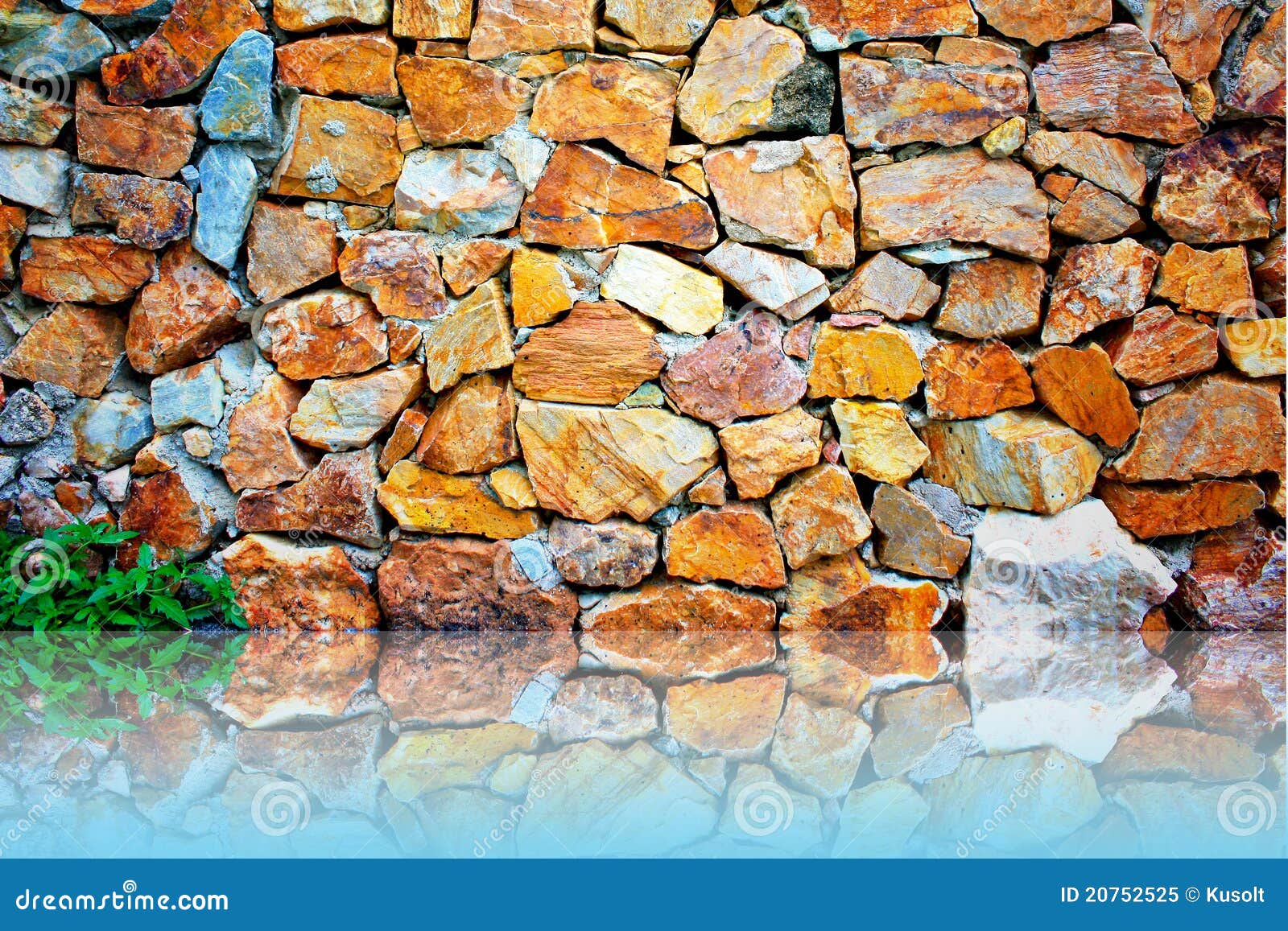 Rock tile wall stock image. Image of construction, city - 20752525