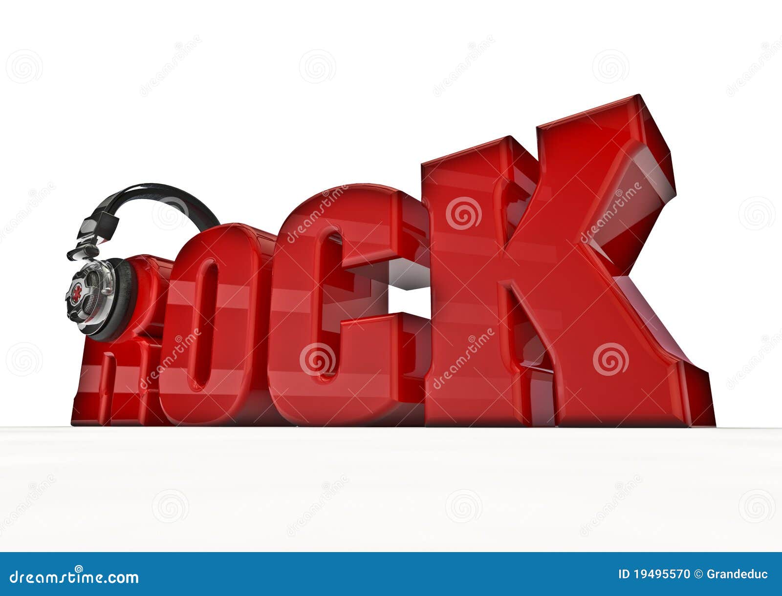 Rock title stock illustration. Illustration of stereo - 19495570