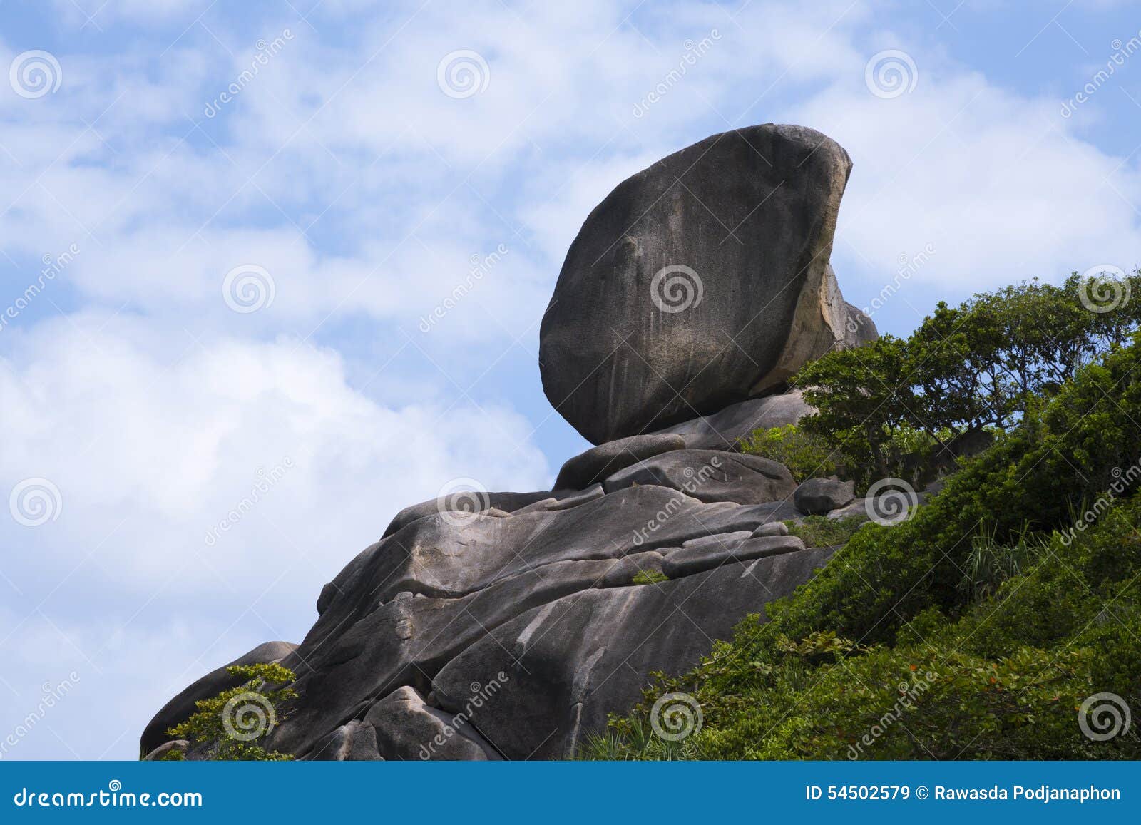 The rock on top hill stock image. Image of boulders, background - 54502579