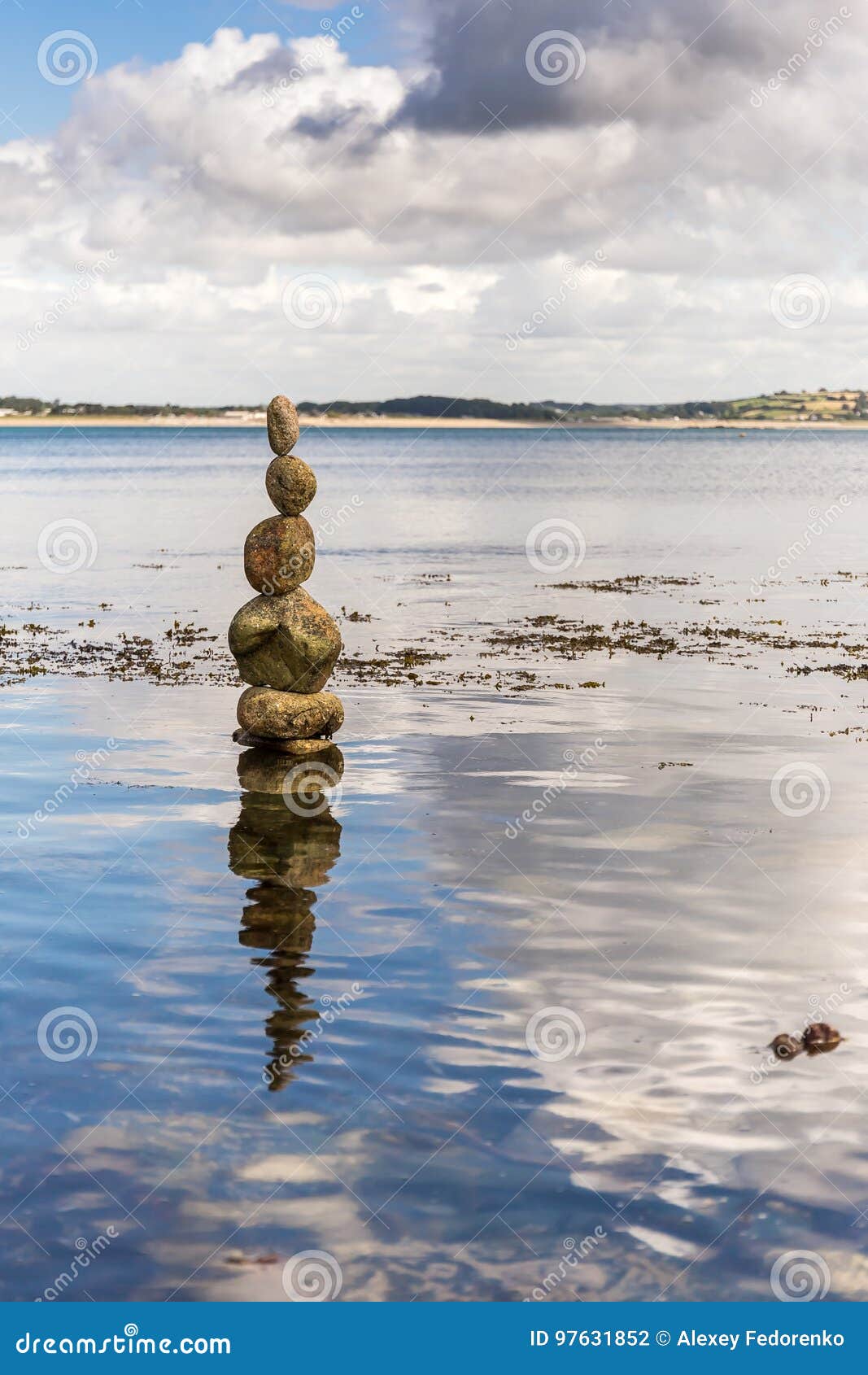 Rock Tower At Cornwall Seaside Stock Photo | CartoonDealer.com #97631852