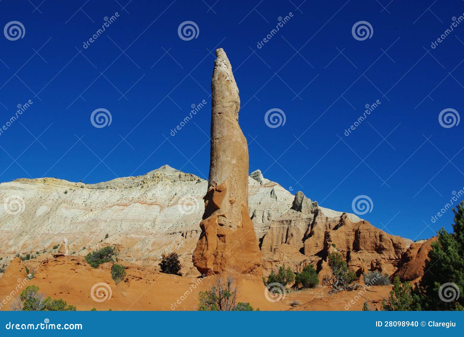 Rock Tower Points To The Sky Royalty-Free Stock Image | CartoonDealer ...