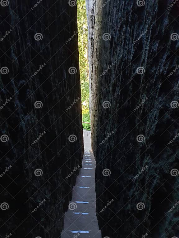 The Rock Towers in the the Largest Rock Labyrinth Stock Image - Image ...