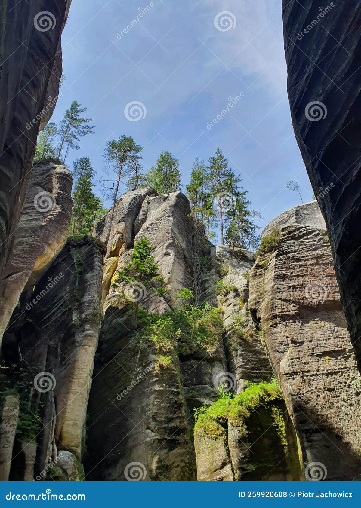 The Rock Towers in the the Largest Rock Labyrinth Stock Photo - Image ...