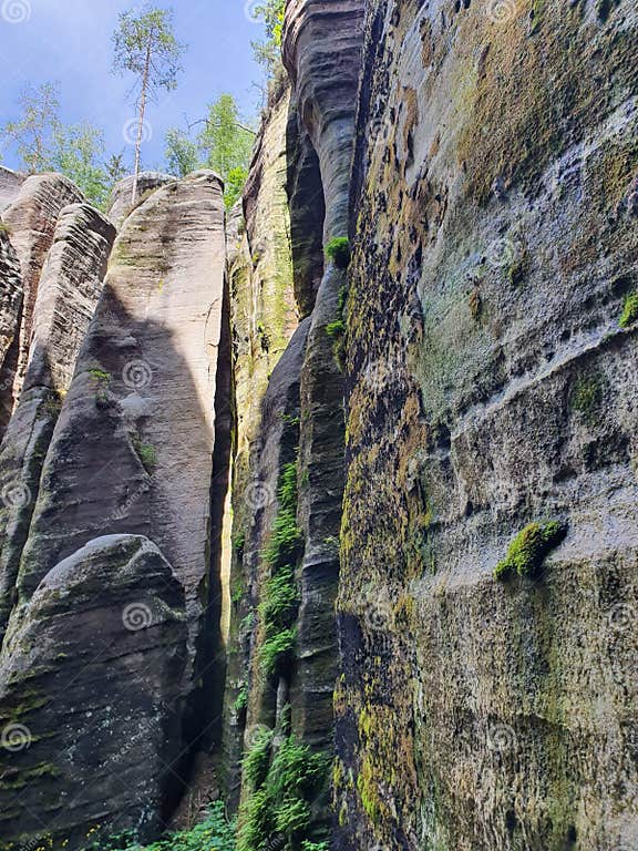 The Rock Towers in the the Largest Rock Labyrinth Stock Photo - Image ...