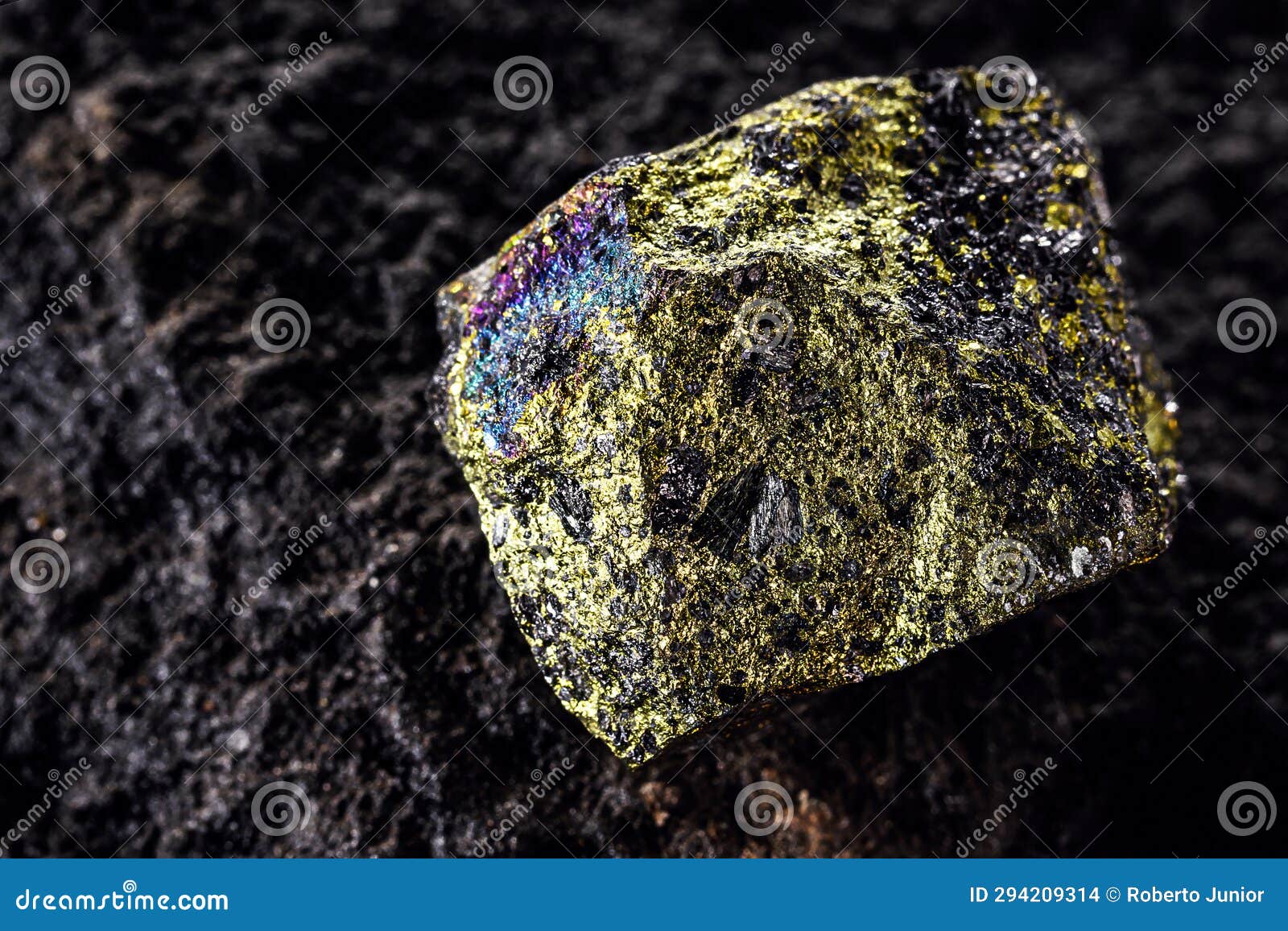 Rock with Traces of Copper, Copper Mining through Basaltic Rock Stock ...
