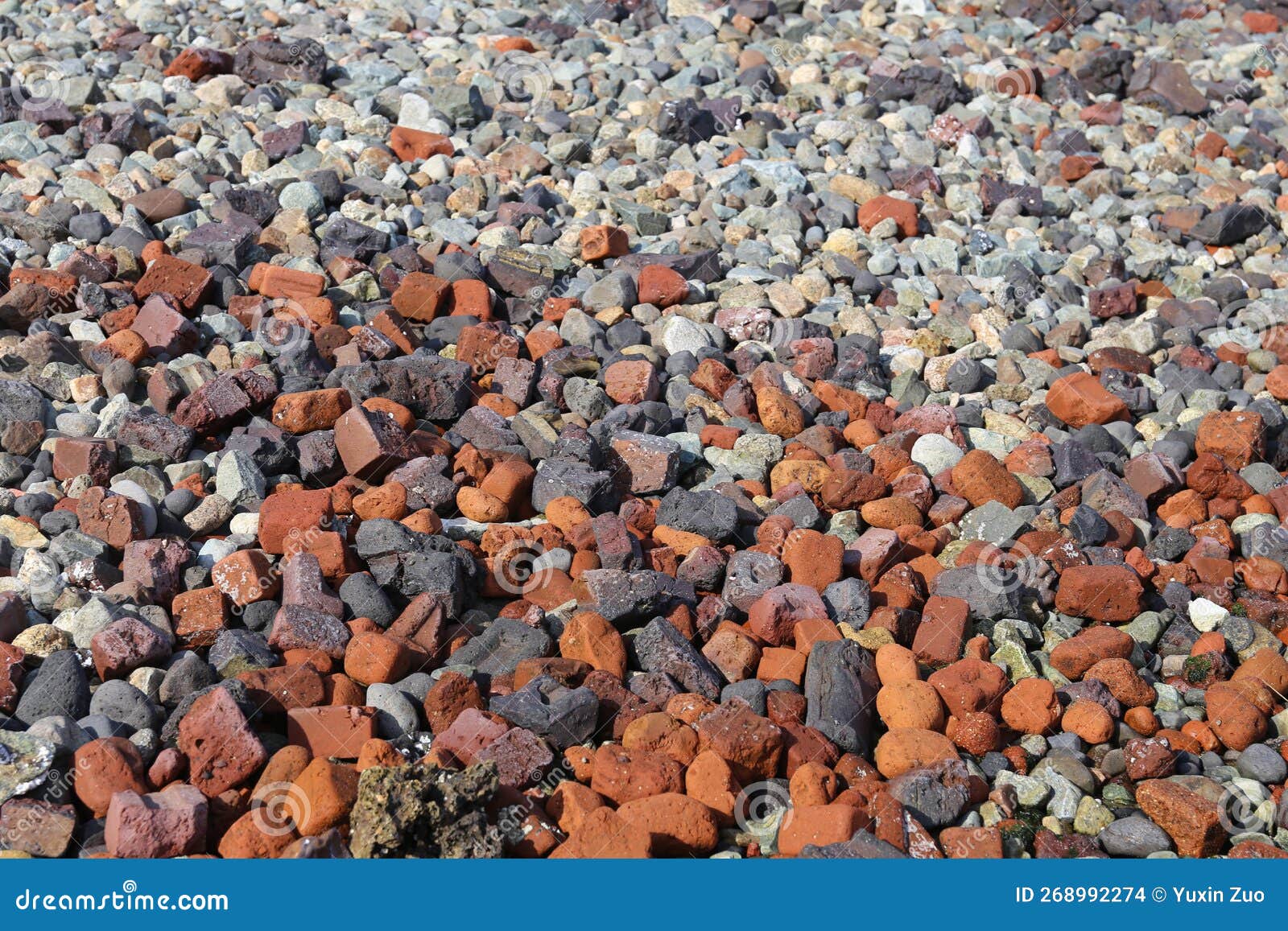 Rock stock photo. Image of geology, soil, floor, gravel - 268992274