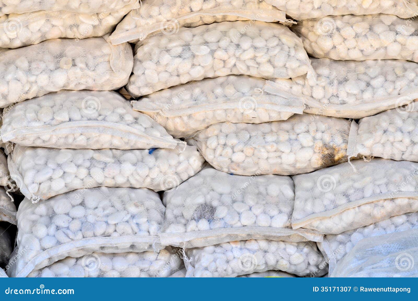 Rock in transparency bag stock image. Image of sale, pink - 35171307