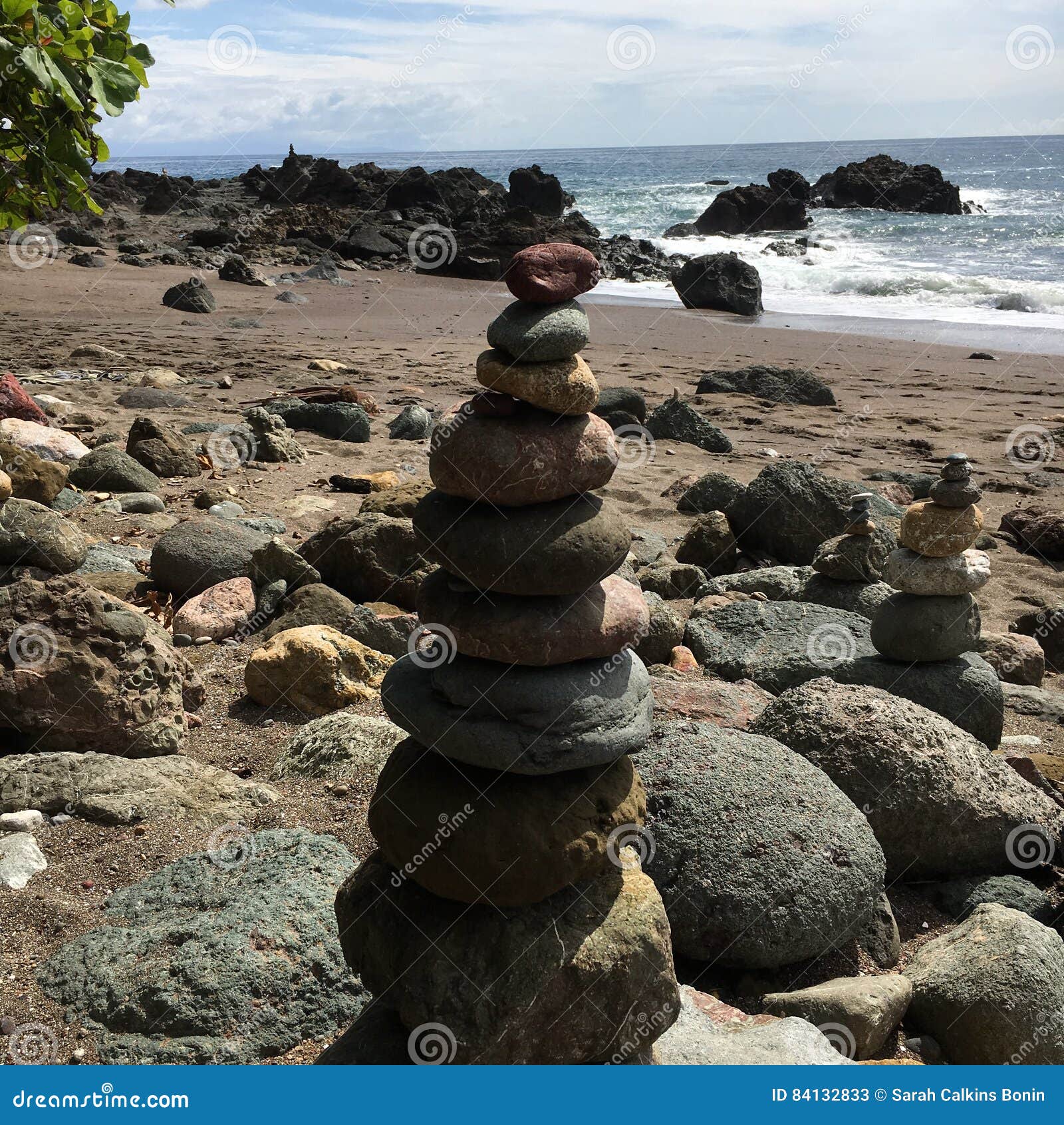 Rock tribute stock image. Image of rock, stacked, beach - 84132833