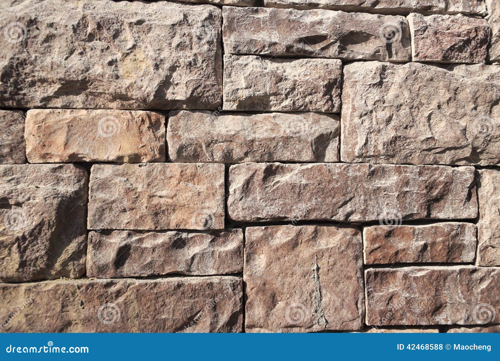 Rock wall stock photo. Image of construction, brick, brown - 42468588