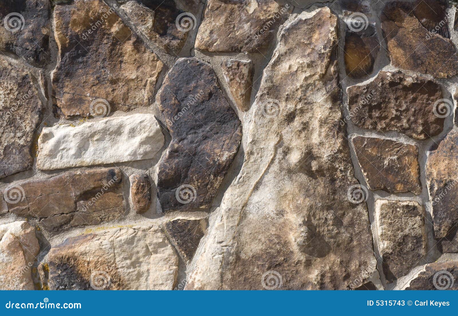 Rock Wall Detail stock image. Image of granite, stones - 5315743