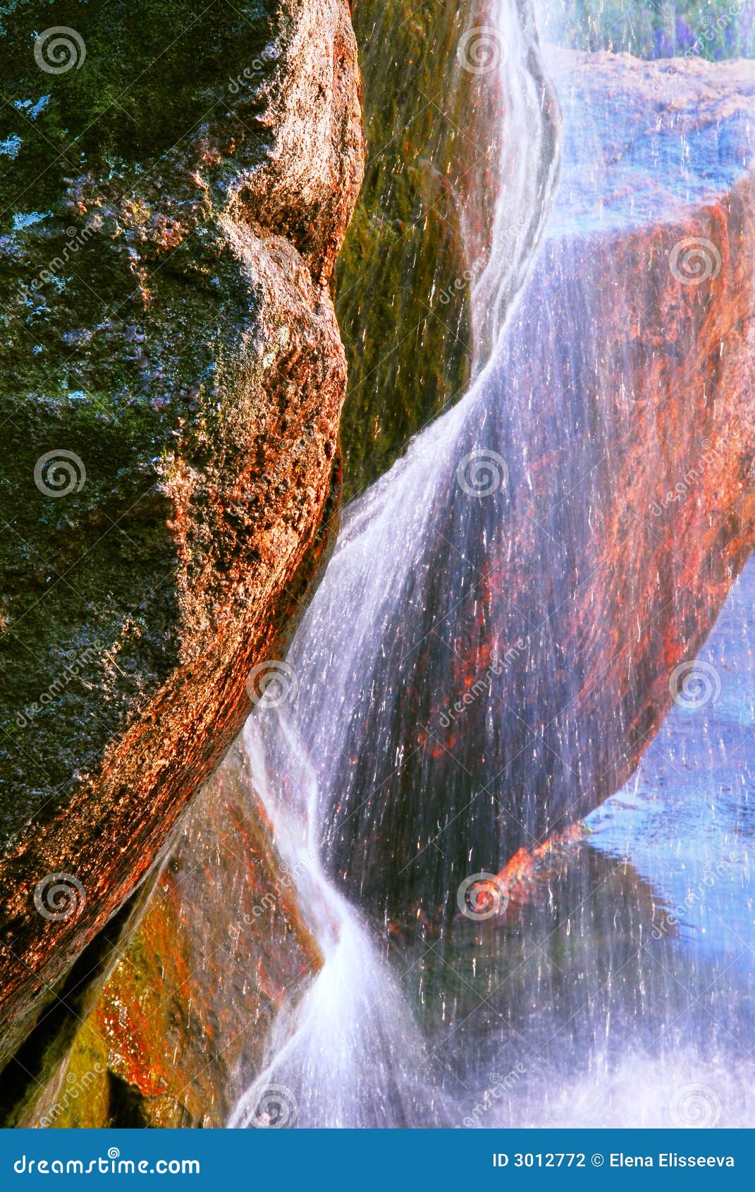 Rock and water stock photo. Image of clear, cliffs, background - 3012772