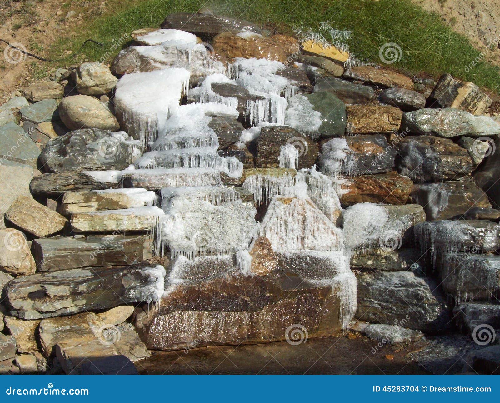 Rock Water Tree Stock Image | CartoonDealer.com #19581223