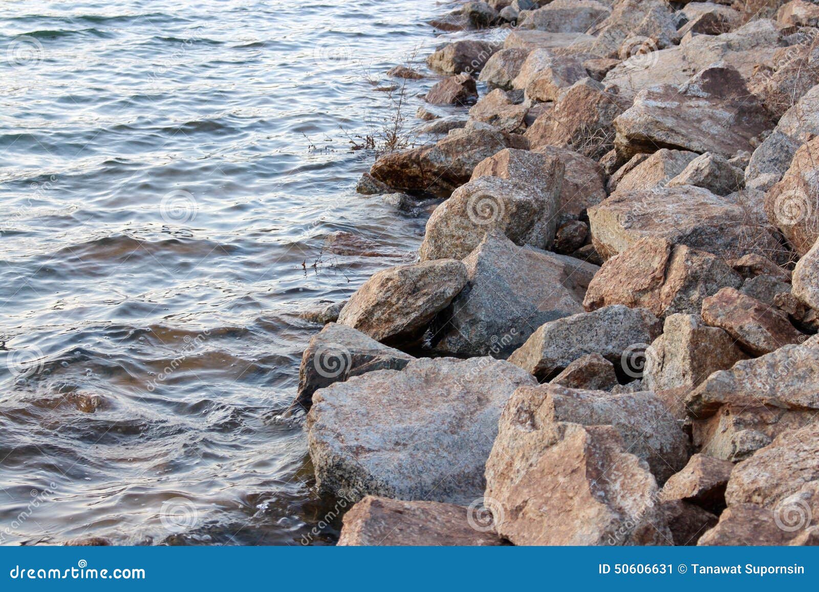 Rock Water Side Wallpaper stock image. Image of rock - 50606631