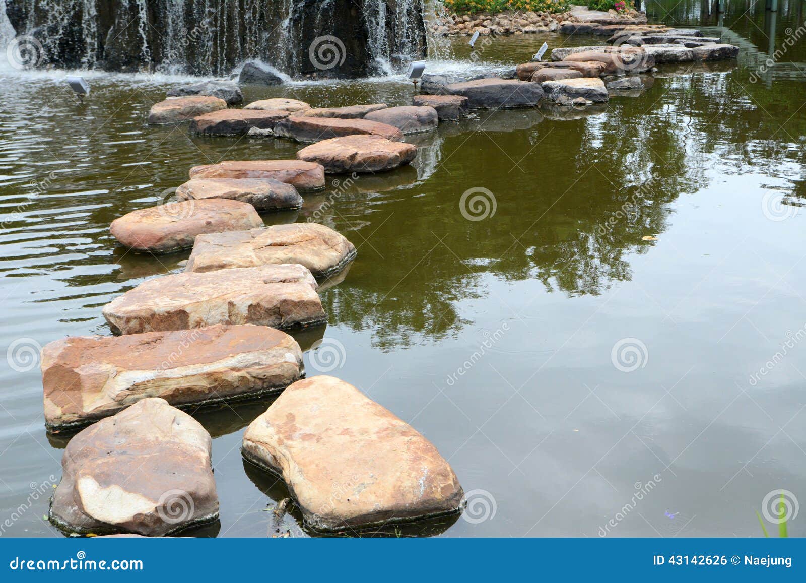 Rock way stock photo. Image of adventure, line, green - 43142626