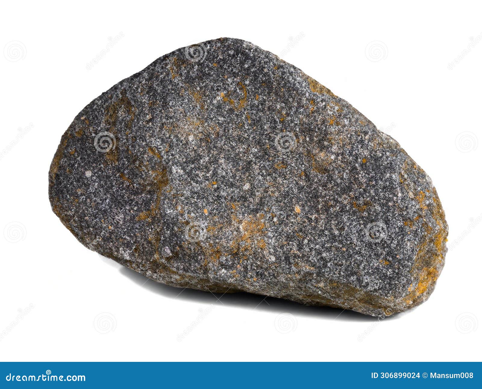 A Rock with a White Background Stock Photo - Image of small, rock ...