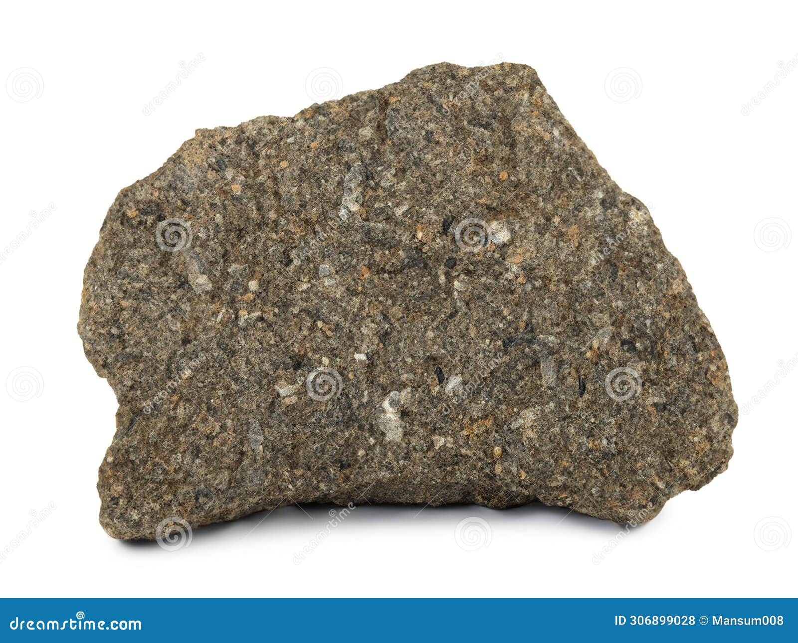 A Rock with a White Background Stock Photo - Image of gray, solid ...