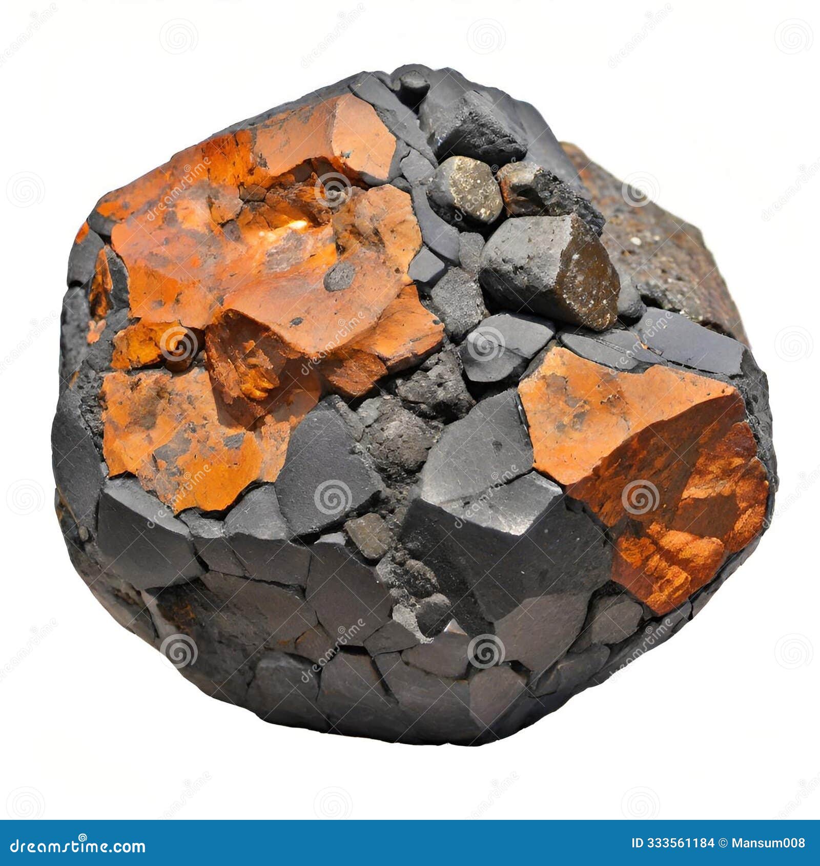 Rock on the White Background Stock Illustration - Illustration of ...