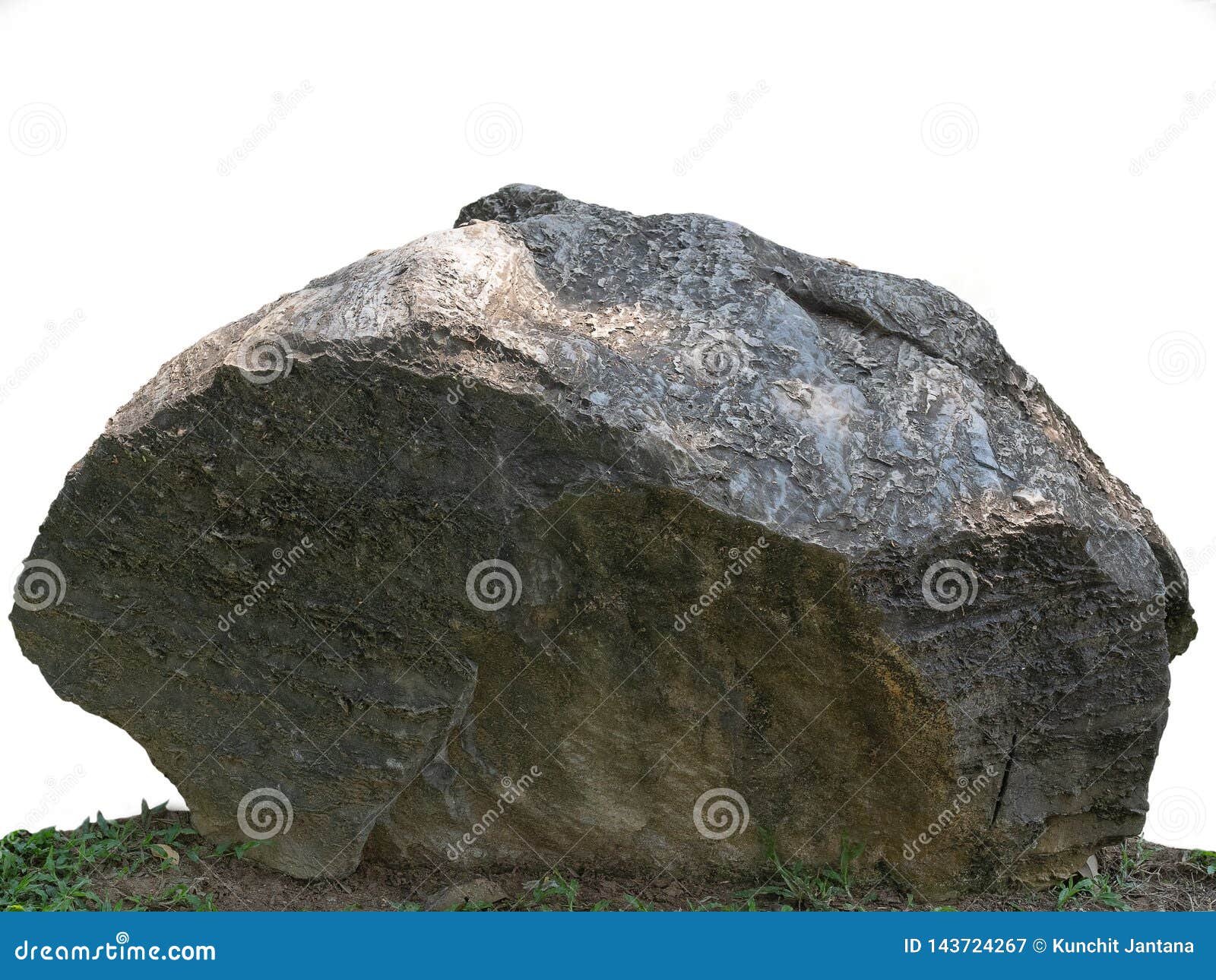 Rock on white background stock image. Image of rock - 143724267
