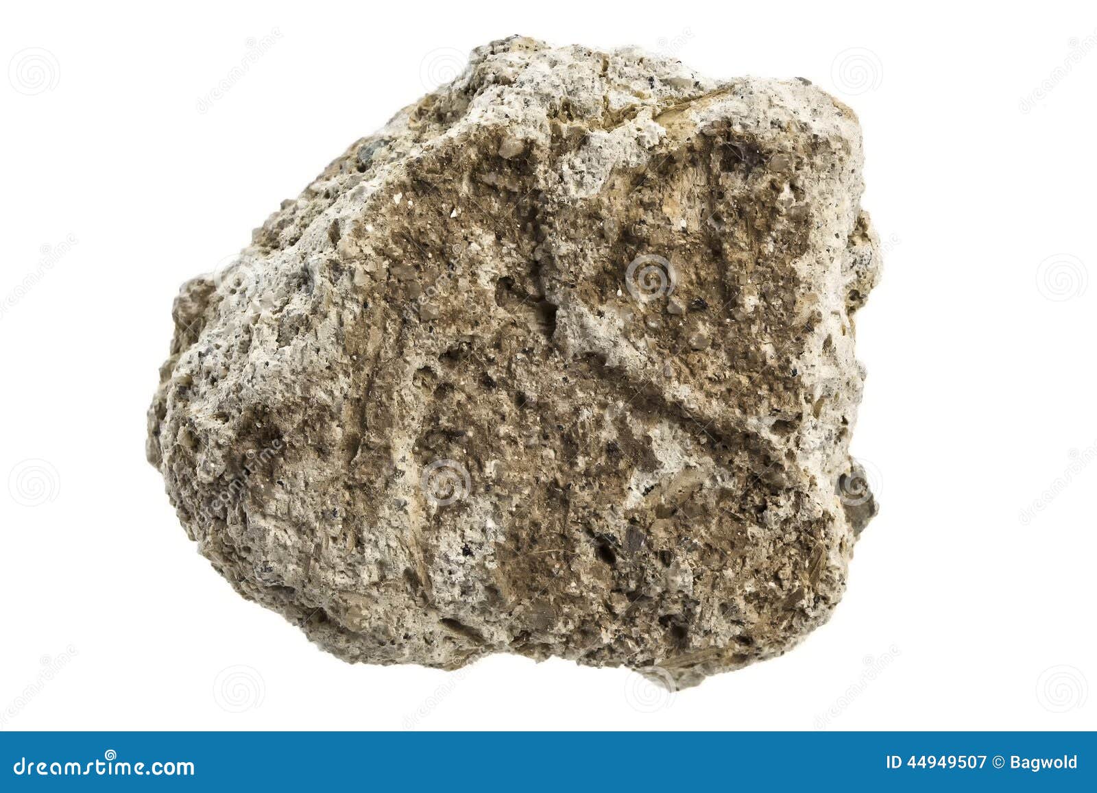 Rock on a white background stock image. Image of boulder - 44949507