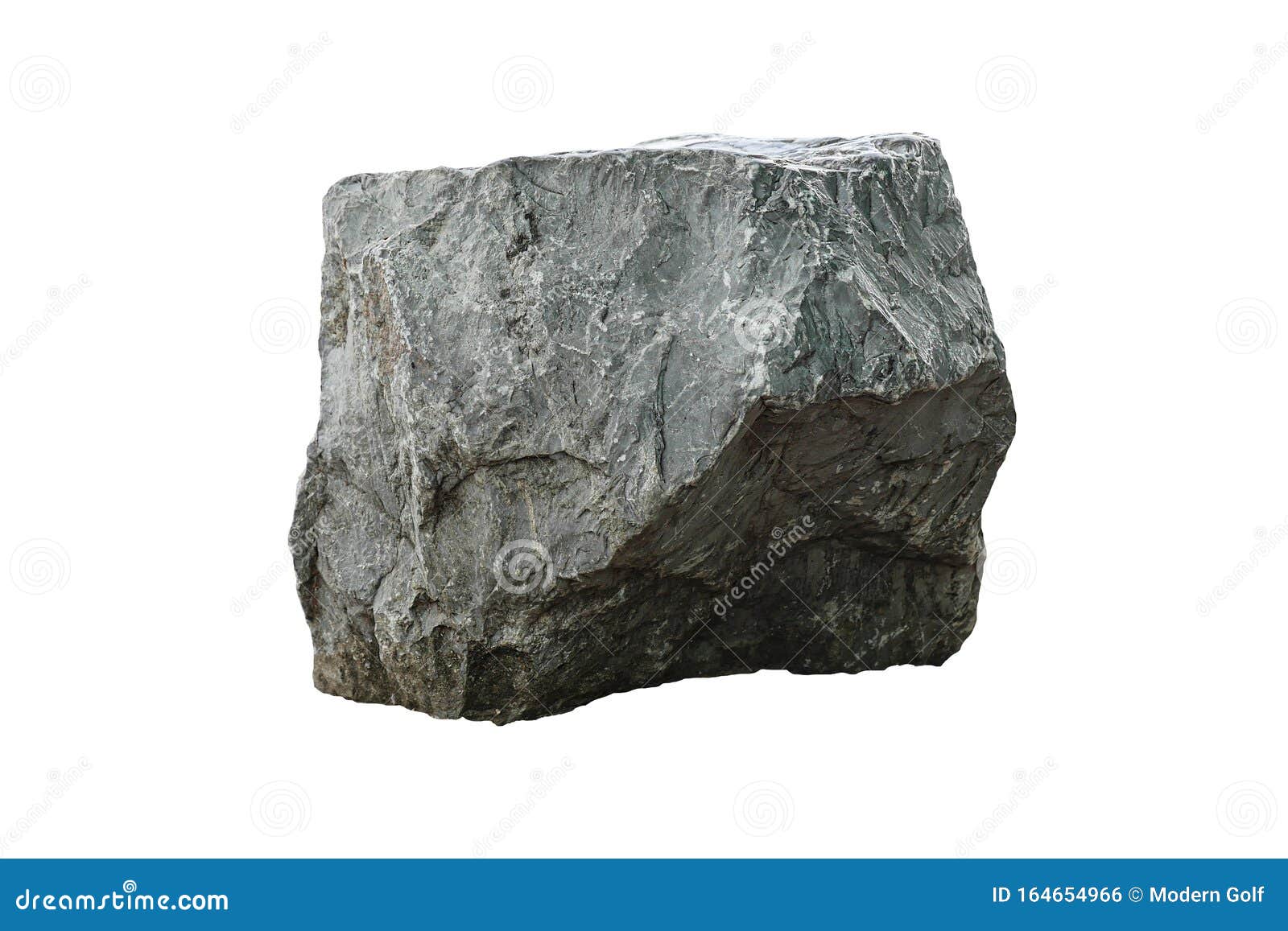 Rock on white background . stock photo. Image of rough - 164654966