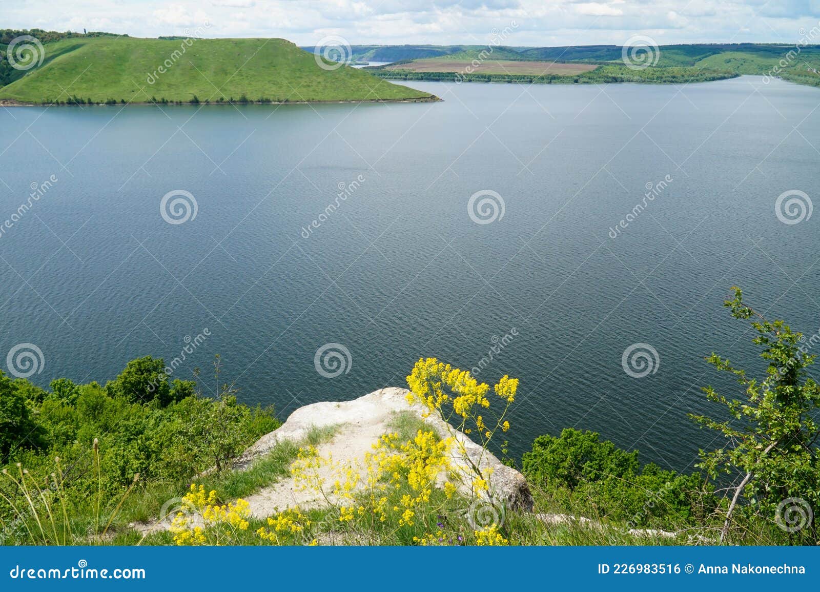 Rock White Stone in the Bakote Nature Reserve. Stock Photo - Image of ...