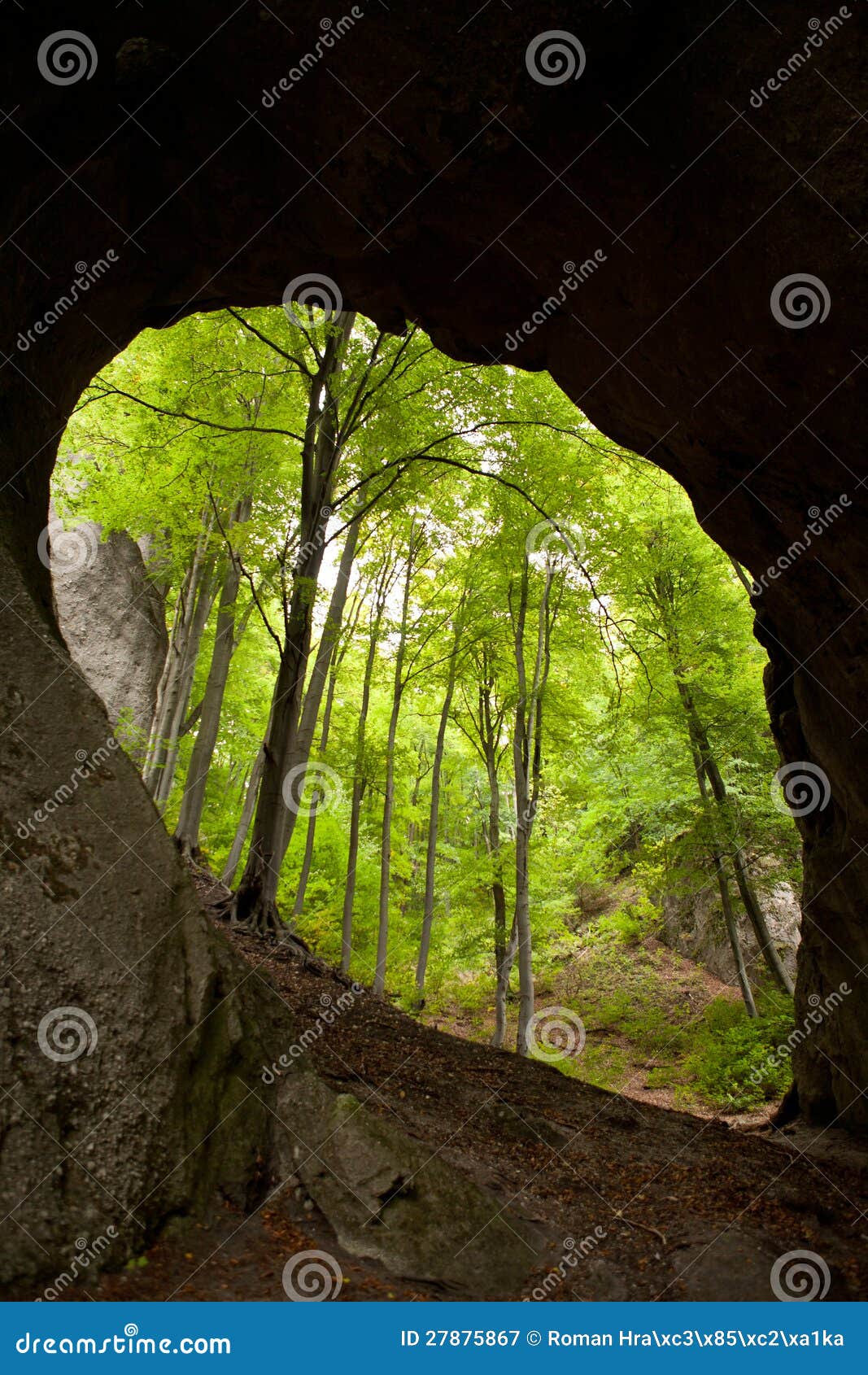 Rock window stock image. Image of green, landmark, geology - 27875867