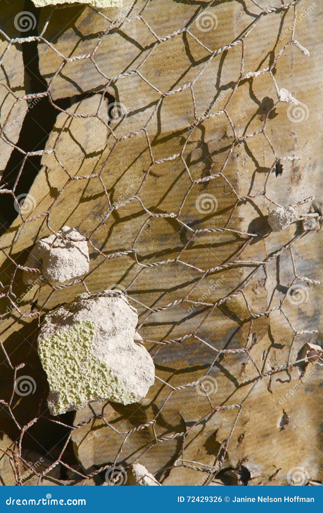 Rock & Wire stock photo. Image of demolition, remodel - 72429326