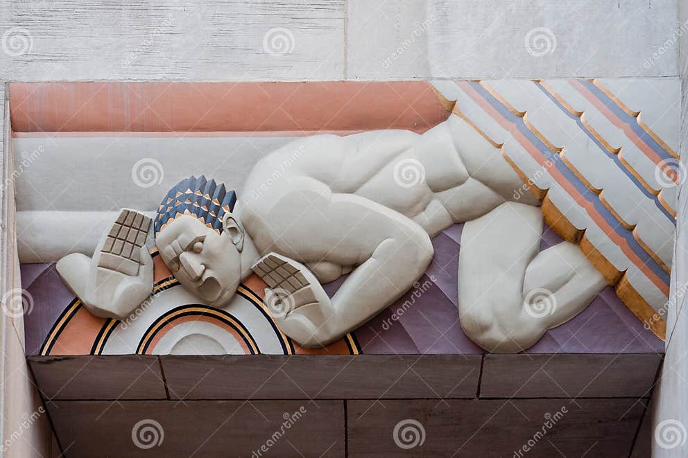 Rockefeller Center Wisdom, Light and Sound Editorial Stock Photo ...