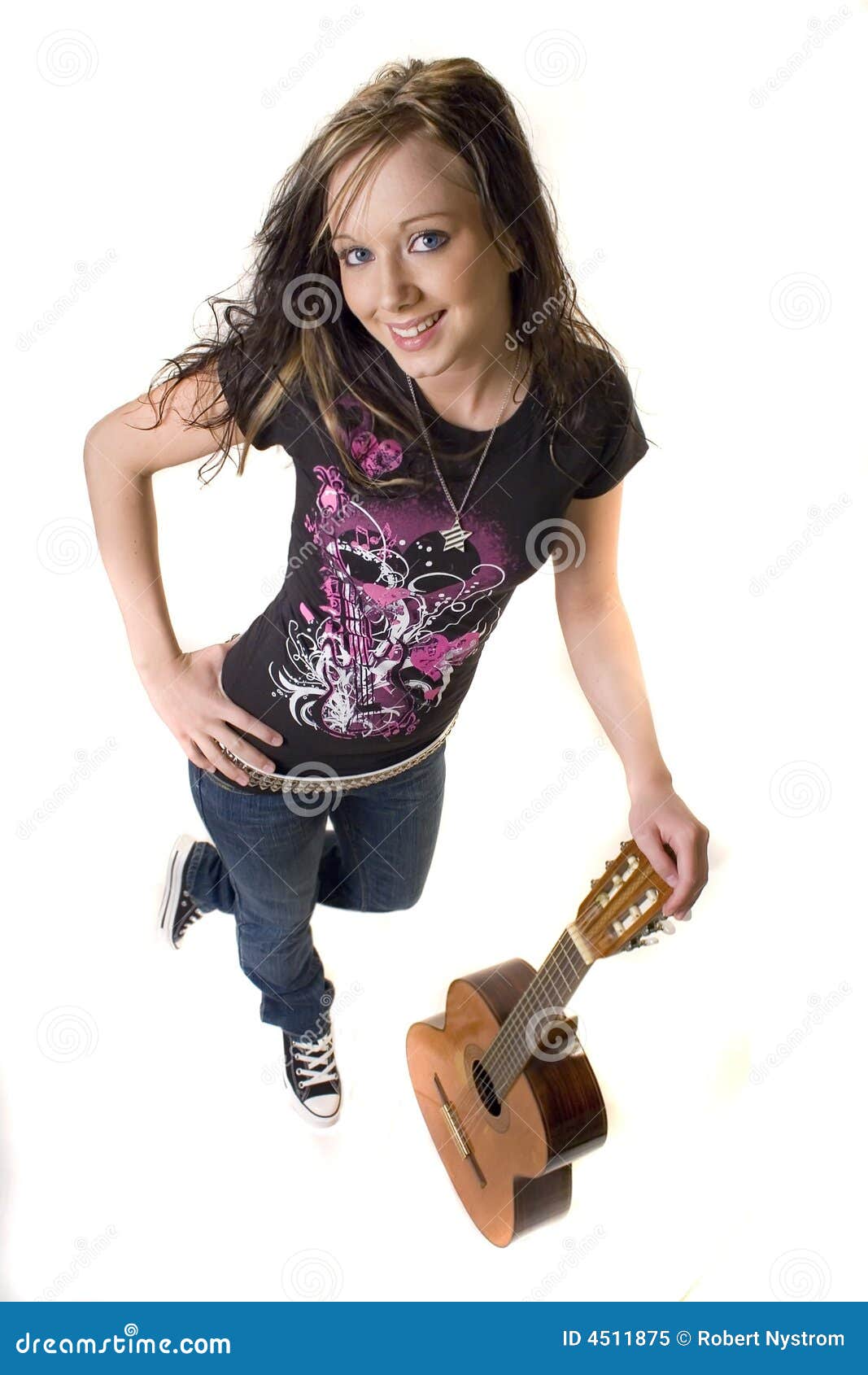 Rocker Girl stock image. Image of musician, fashion, girl - 4511875