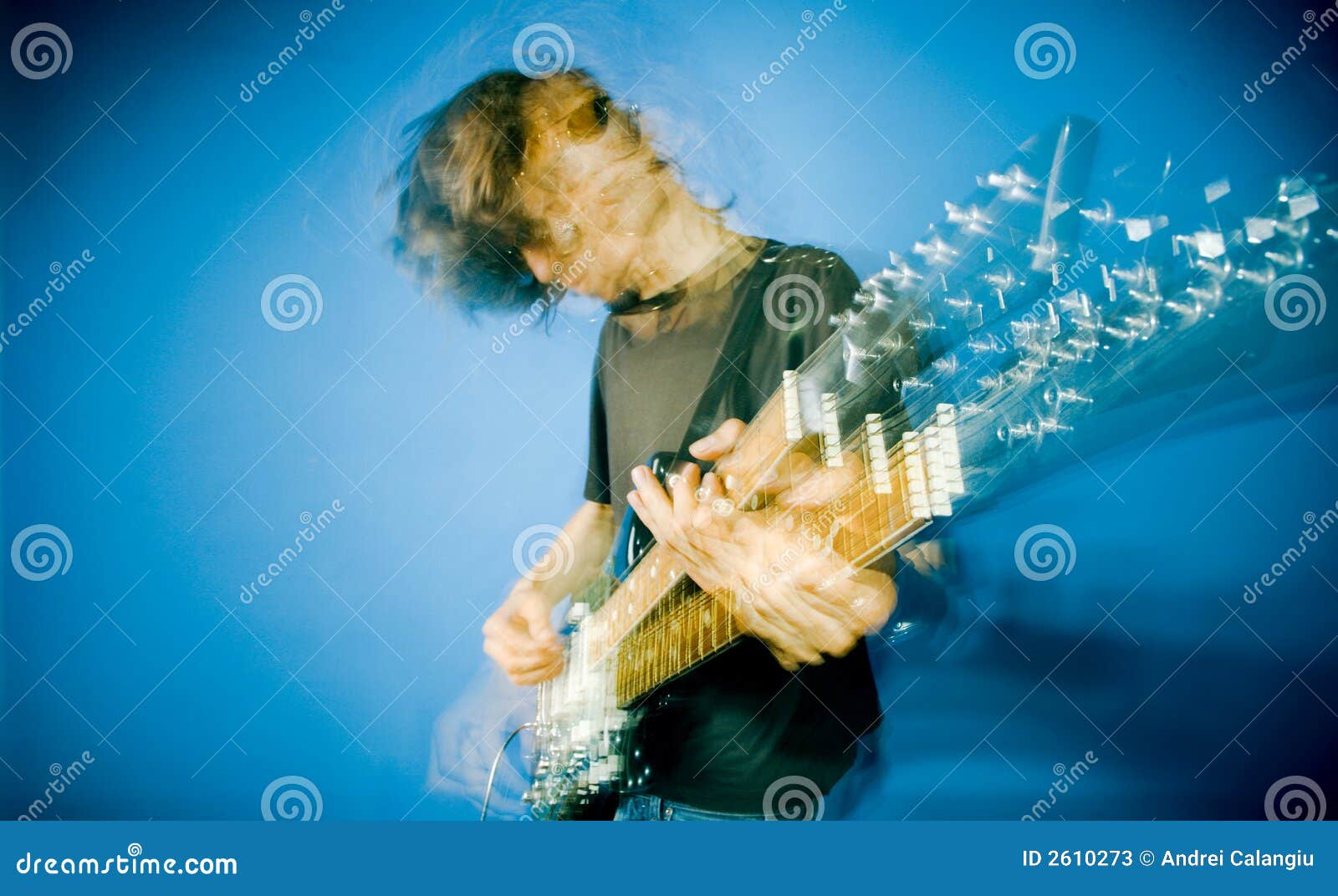 Rocker and guitar stock image. Image of alternative, music - 2610273