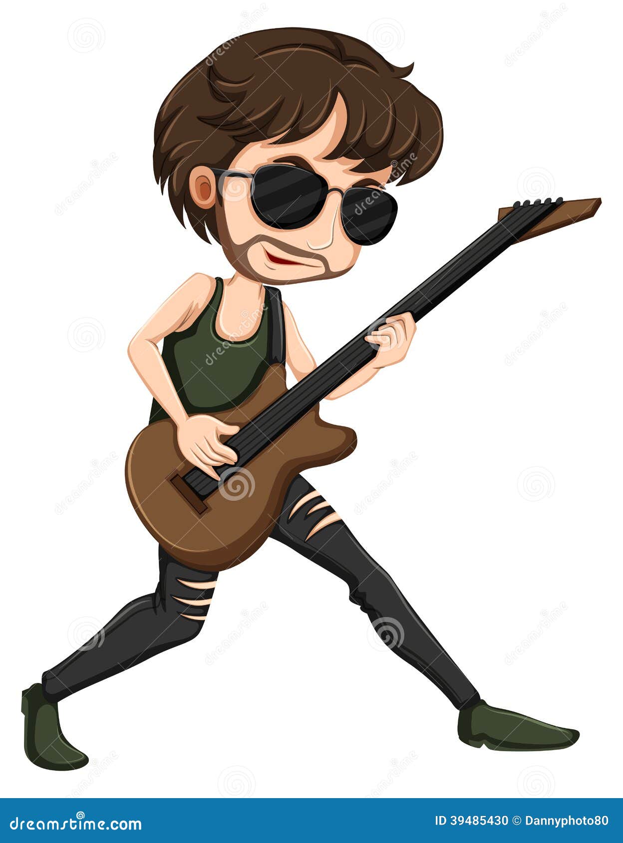 A rocker stock vector. Illustration of design, playing - 39485430