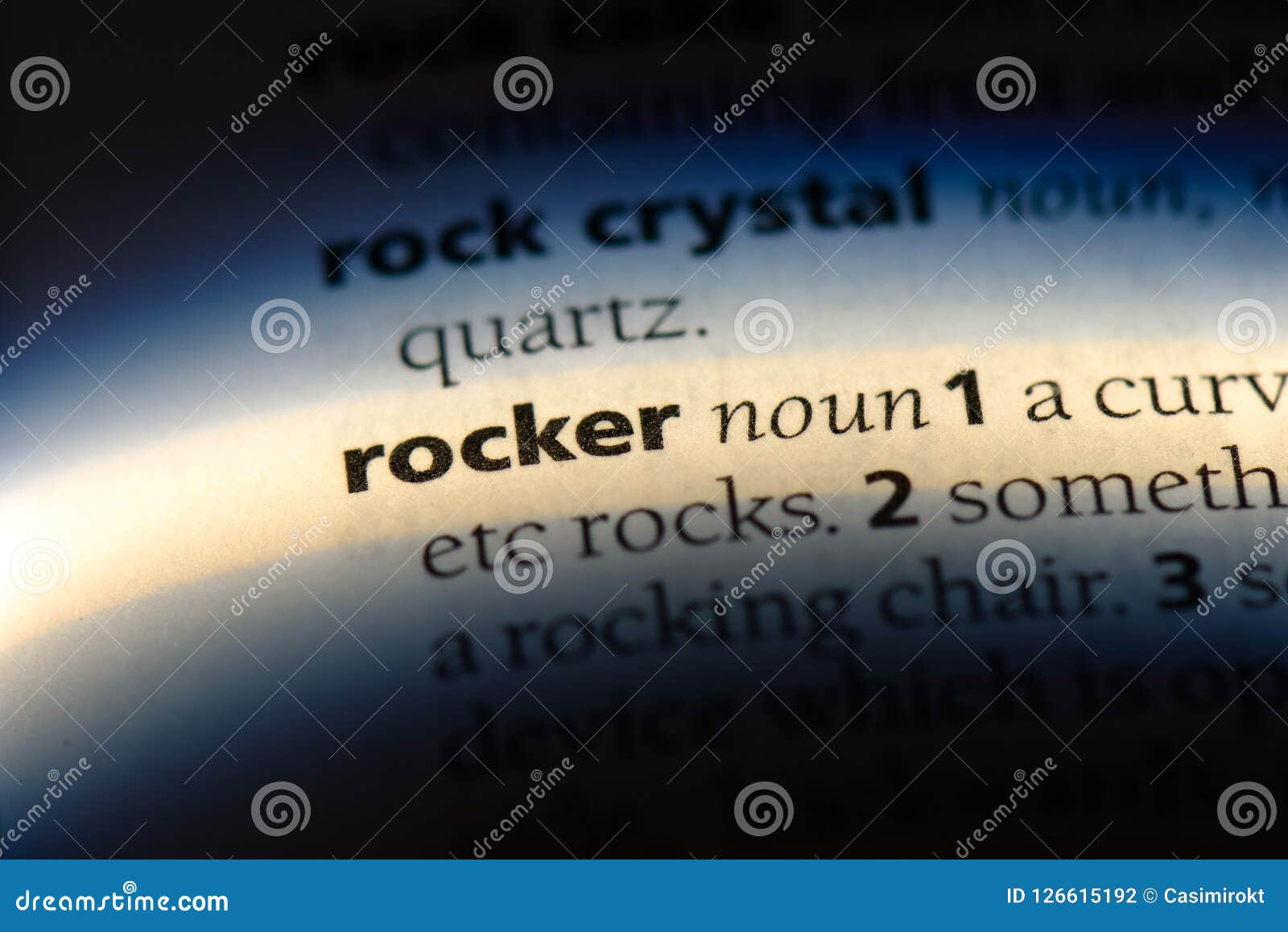 Rocker stock photo. Image of info, idea, writing, printed - 126615192