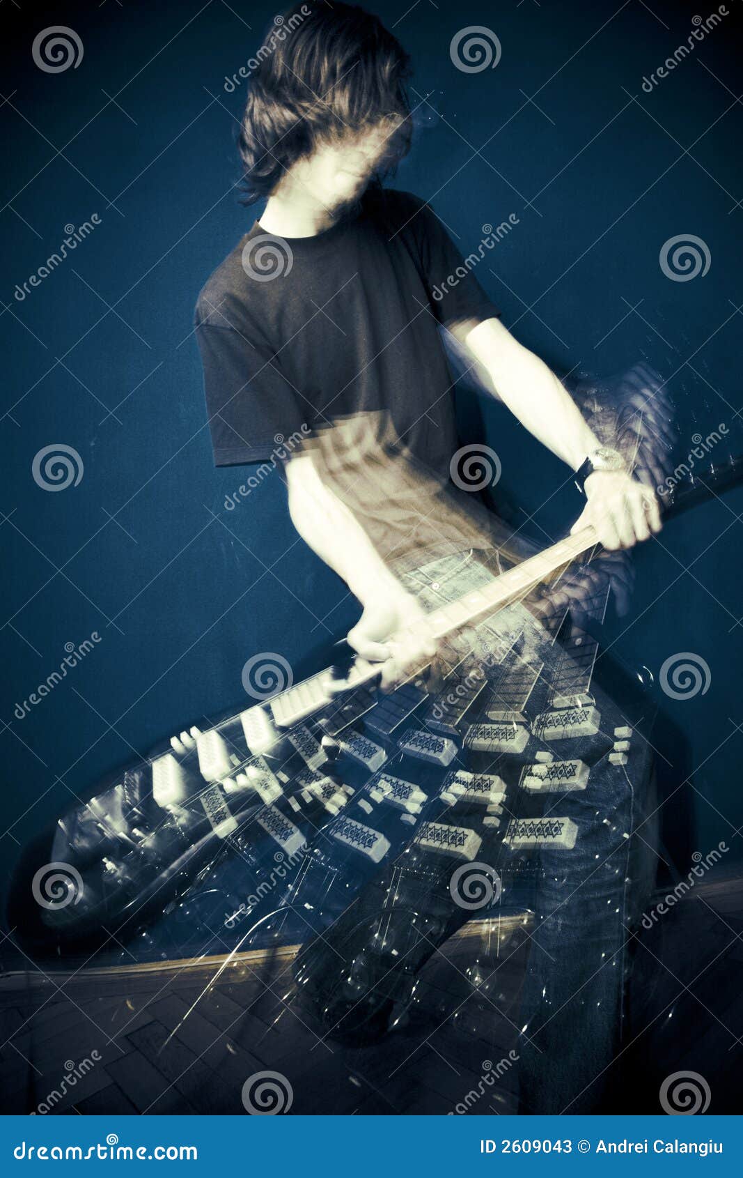 Rocker smashing guitar stock image. Image of metal, alternative - 2609043