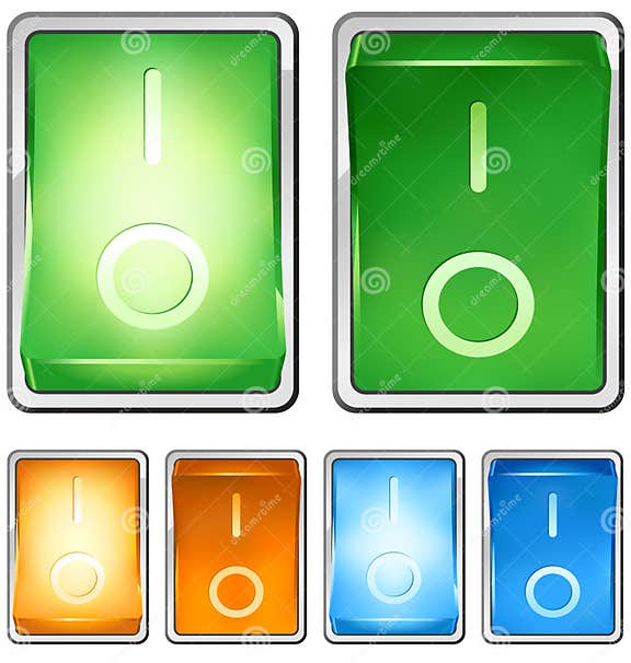 Rocker switch stock vector. Illustration of flip, symbol - 14840092