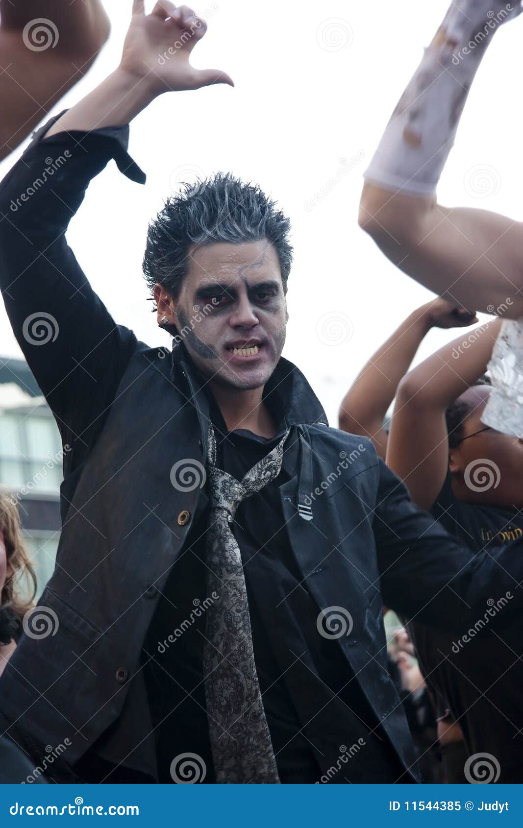 Rocker zombie dancer editorial image. Image of monster - 11544385