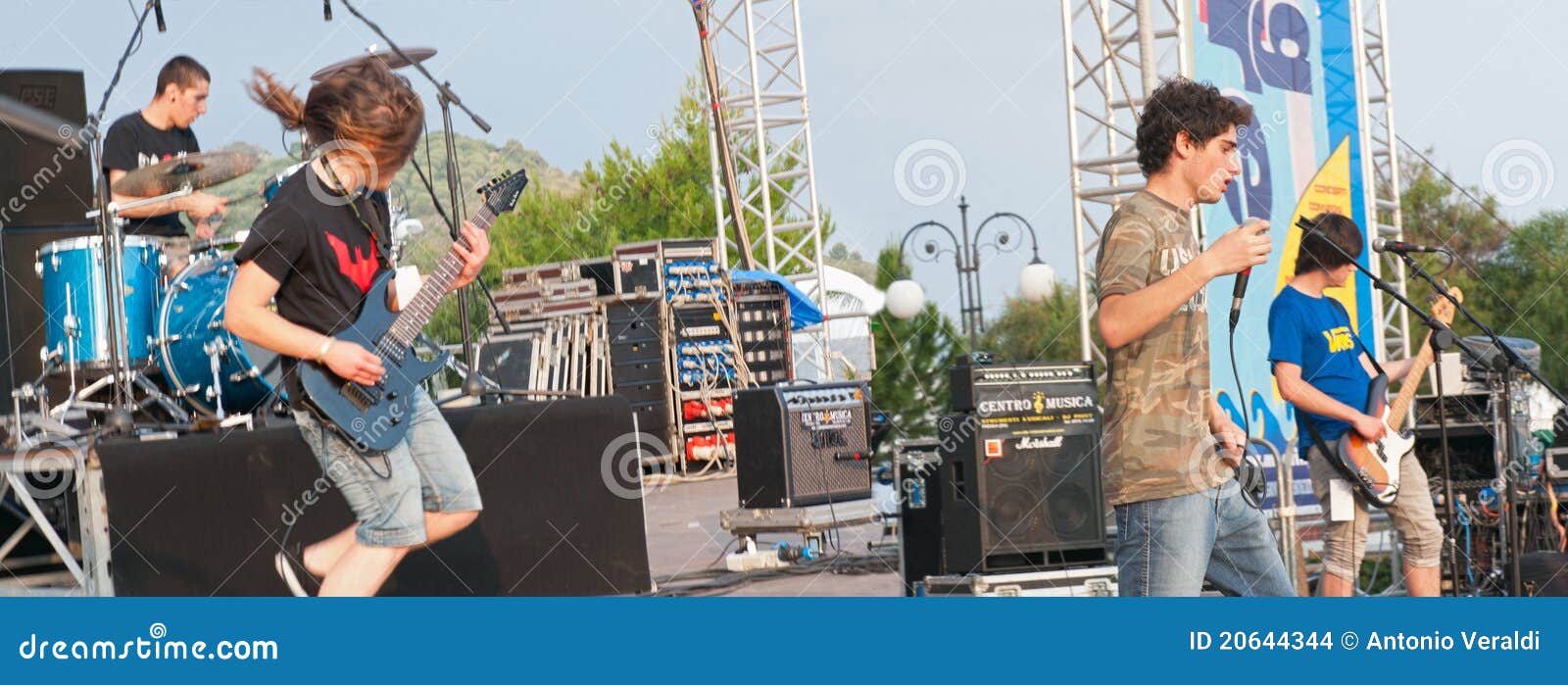 Rockers editorial stock image. Image of group, music - 20644344