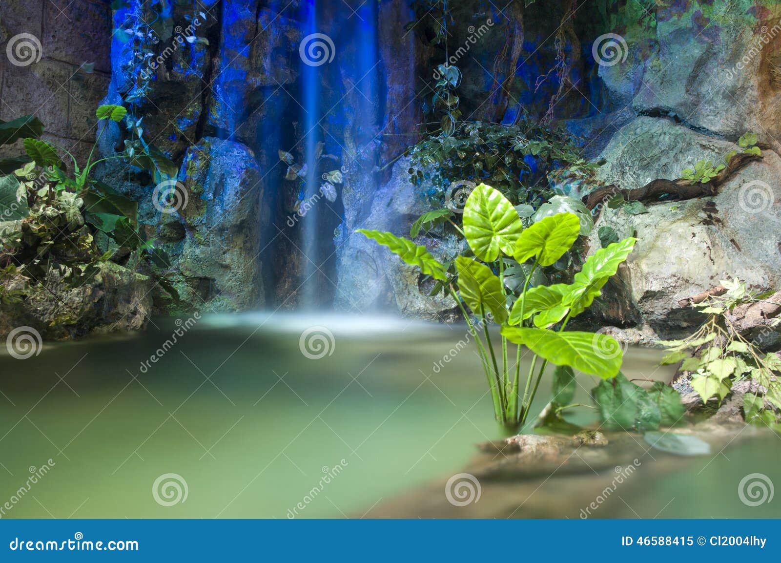 Rockery Waterfall Pond Stock Photos - Free & Royalty-Free Stock Photos ...