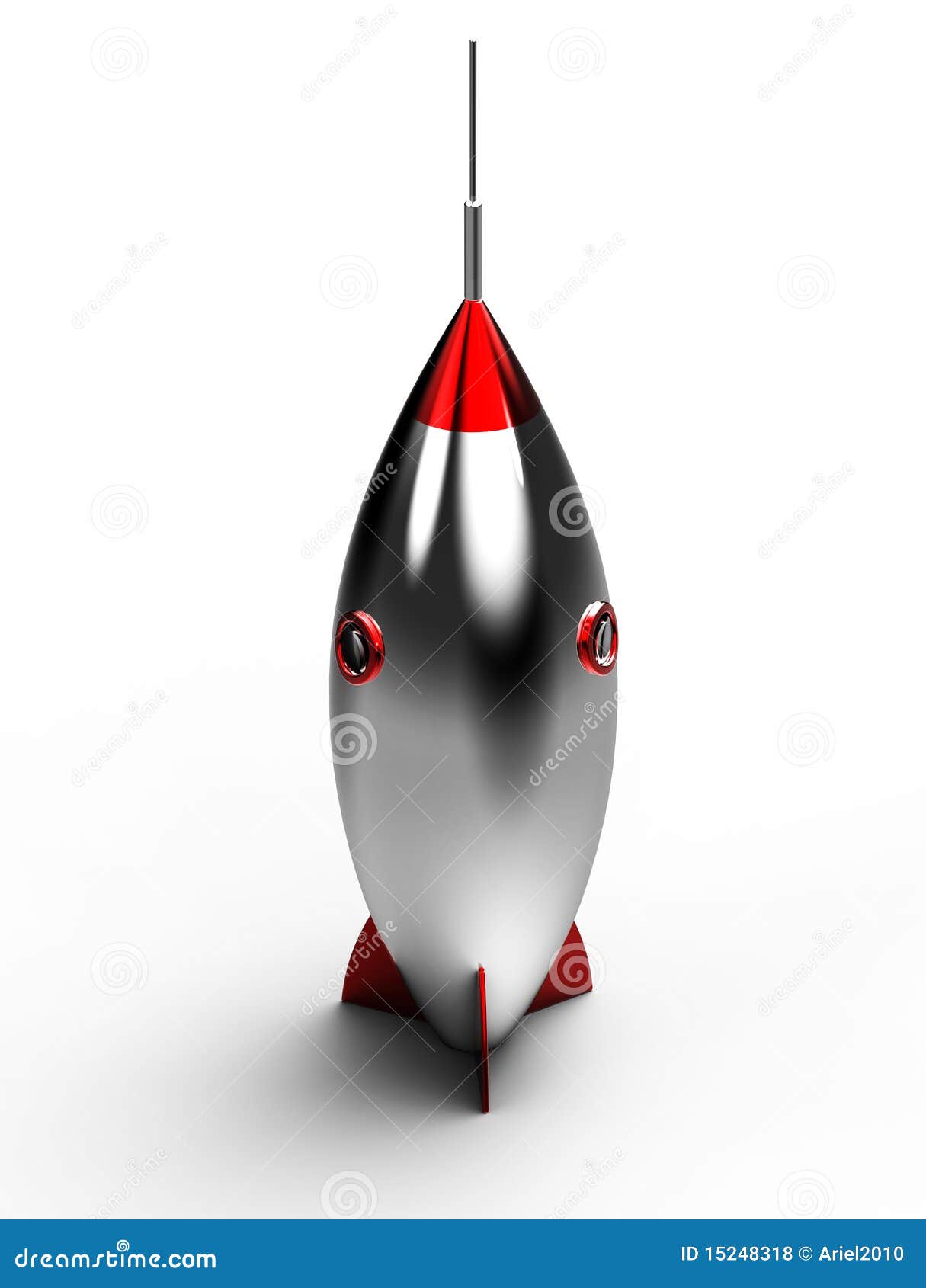 Rocket stock illustration. Illustration of flying, fire - 15248318