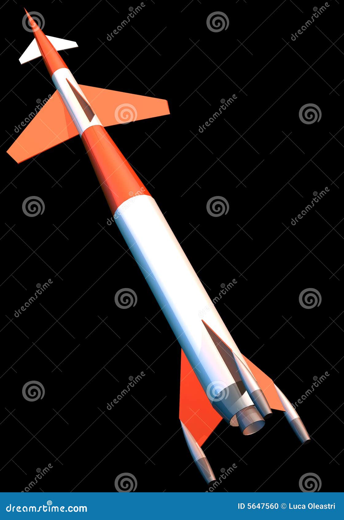 Rocket Propulsion Science Space Engineering Vector Illustration ...