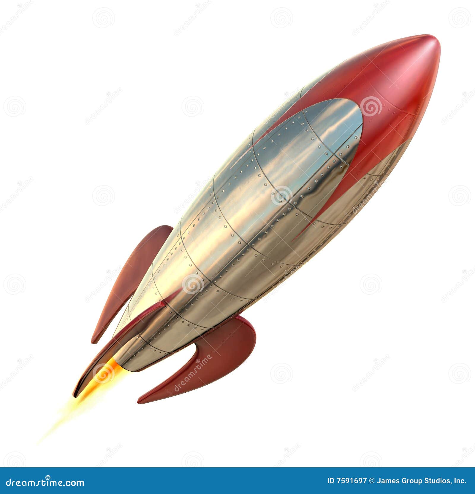 Rocket Isolated. Aircraft Vector Illustration | CartoonDealer.com ...